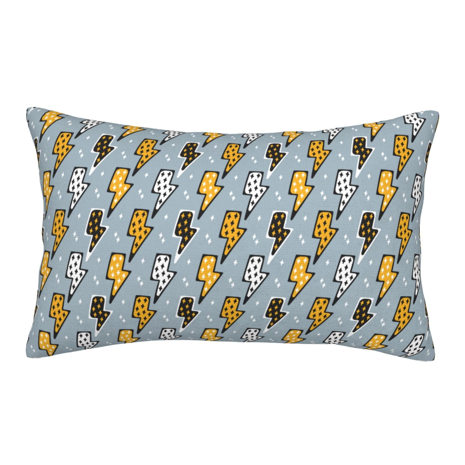 Fotbe Lightning Bolts Pattern Pillow Cases - Envelope Closure - Luxury ...