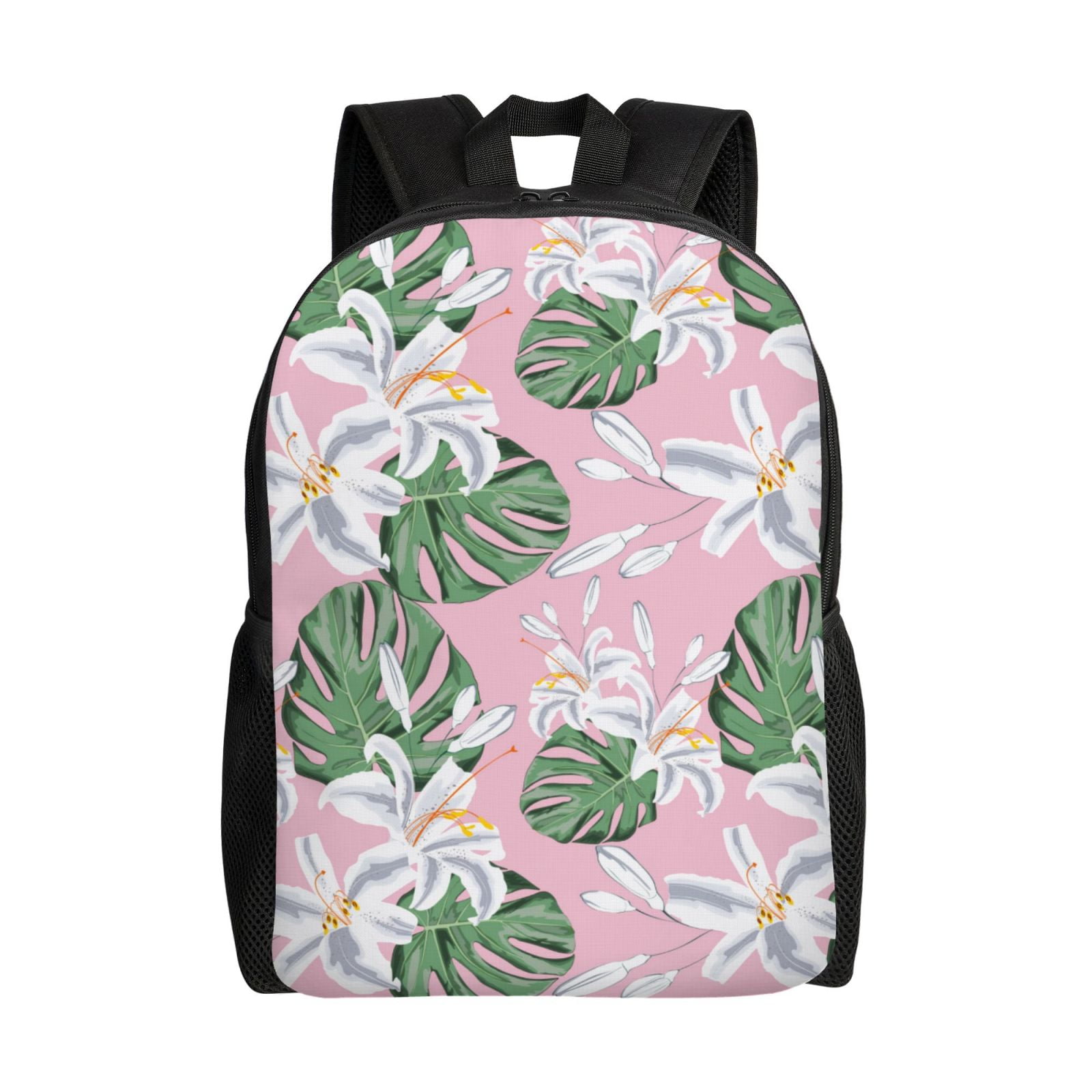 Fotbe Lilies Flowers Travel Laptop Backpack, Business Slim Sturdy ...
