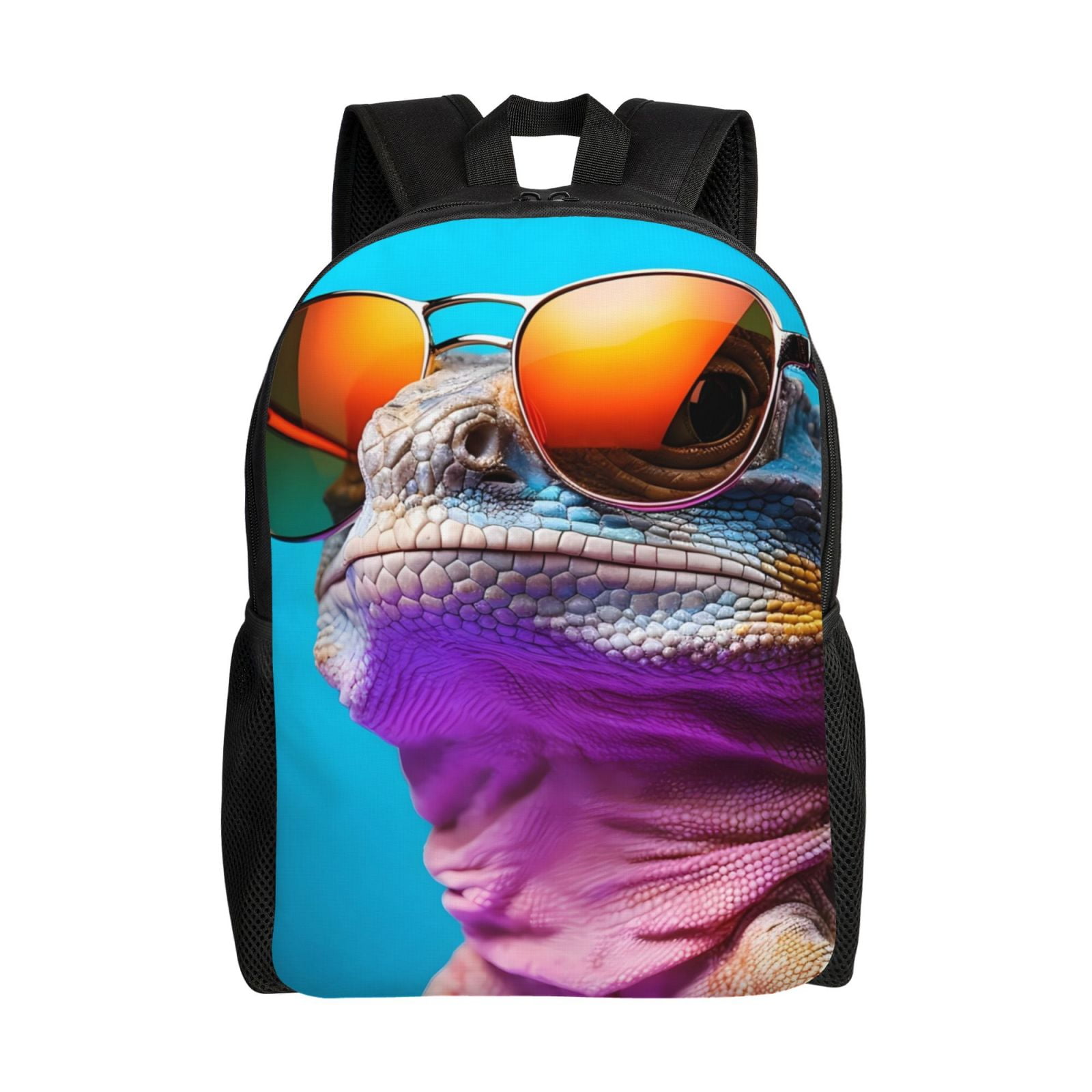 Fotbe Lizard With Sunglasses Colorful Travel Laptop Backpack, Business ...
