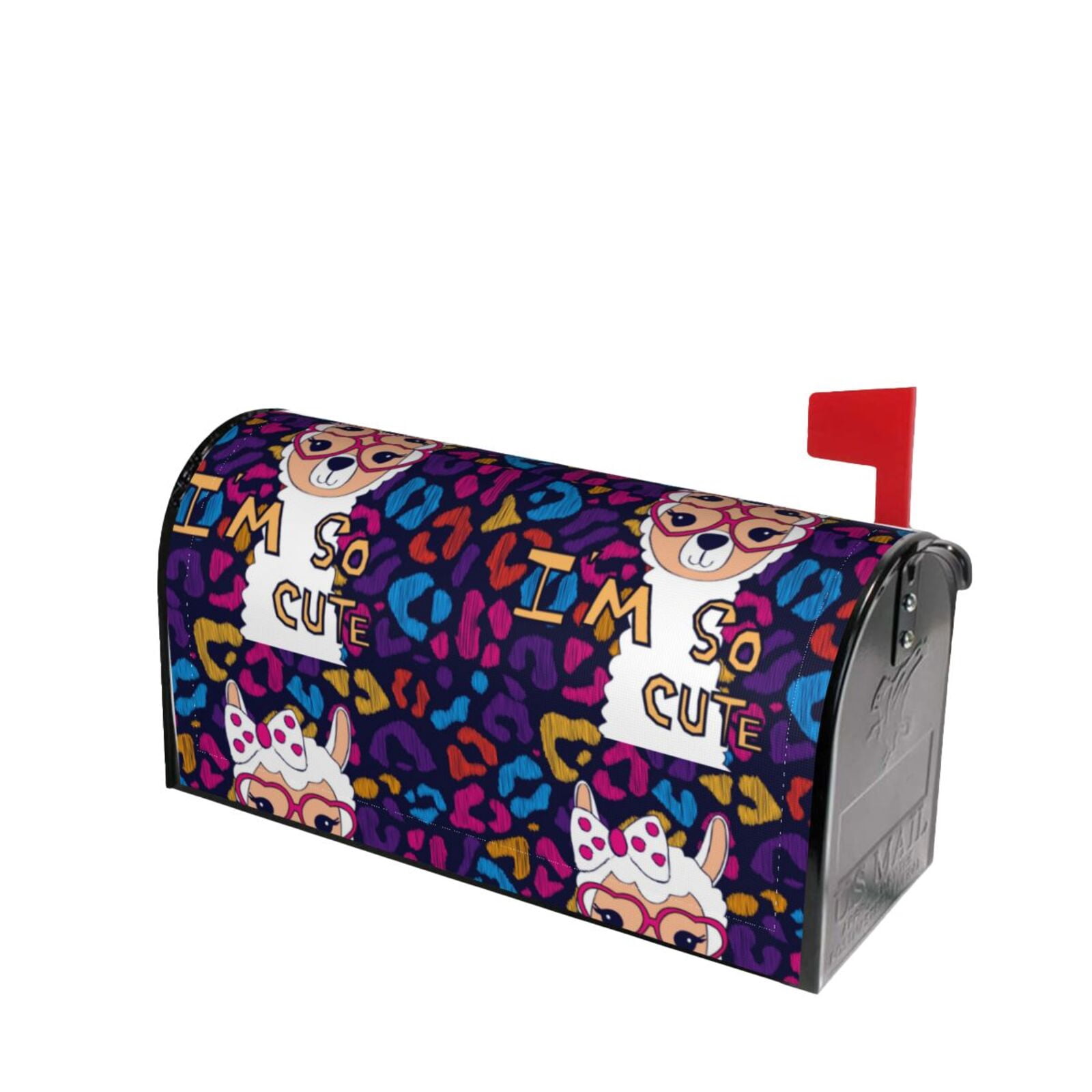 Fotbe Llama Alpaca Mailbox Covers Post Letter Box Cover Garden Decor ...