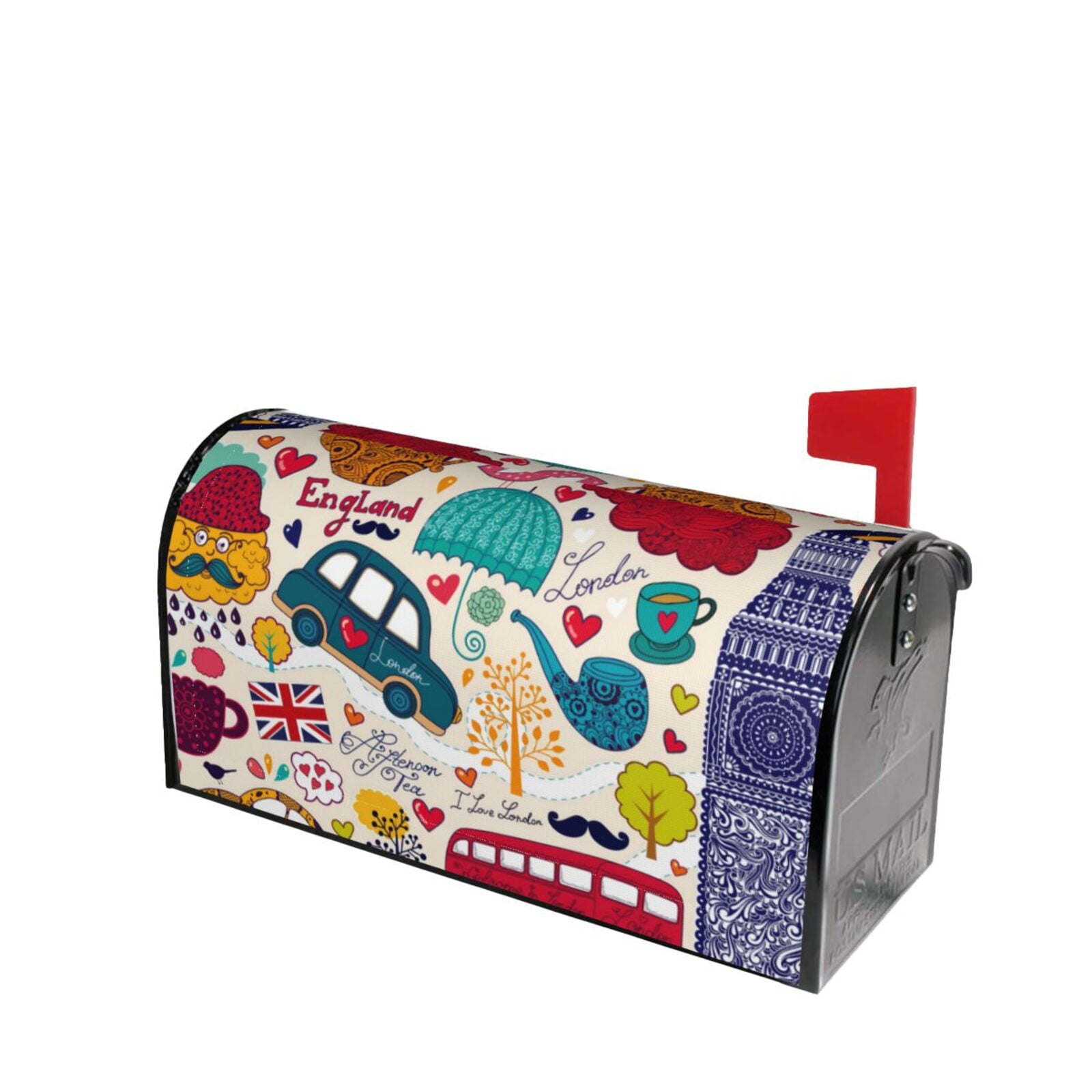 Fotbe London Symbols Mailbox Covers Post Letter Box Cover Garden Decor ...