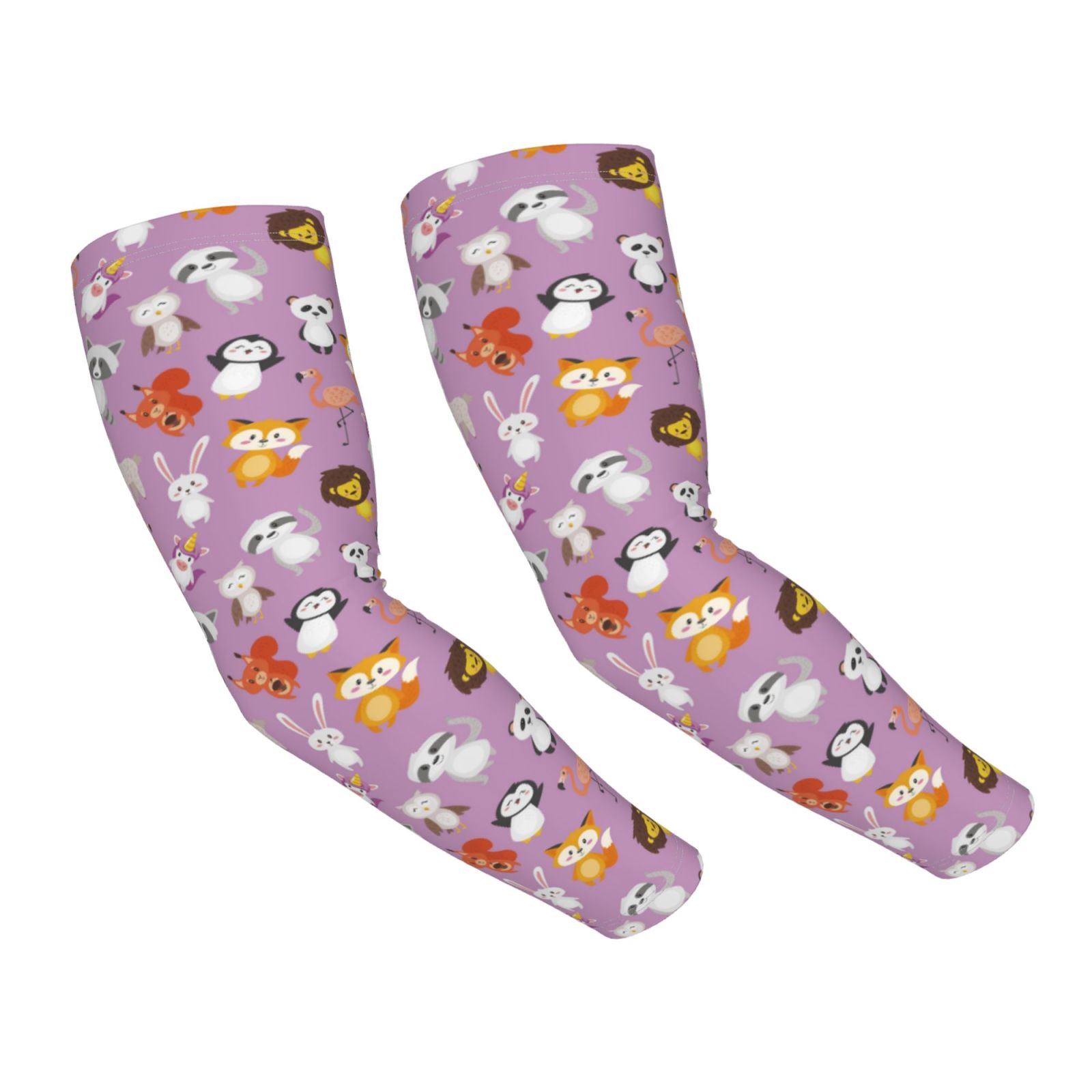 Fotbe Lovely Animals UV Sun Protection Arm Sleeves - Tattoo Cover Up ...
