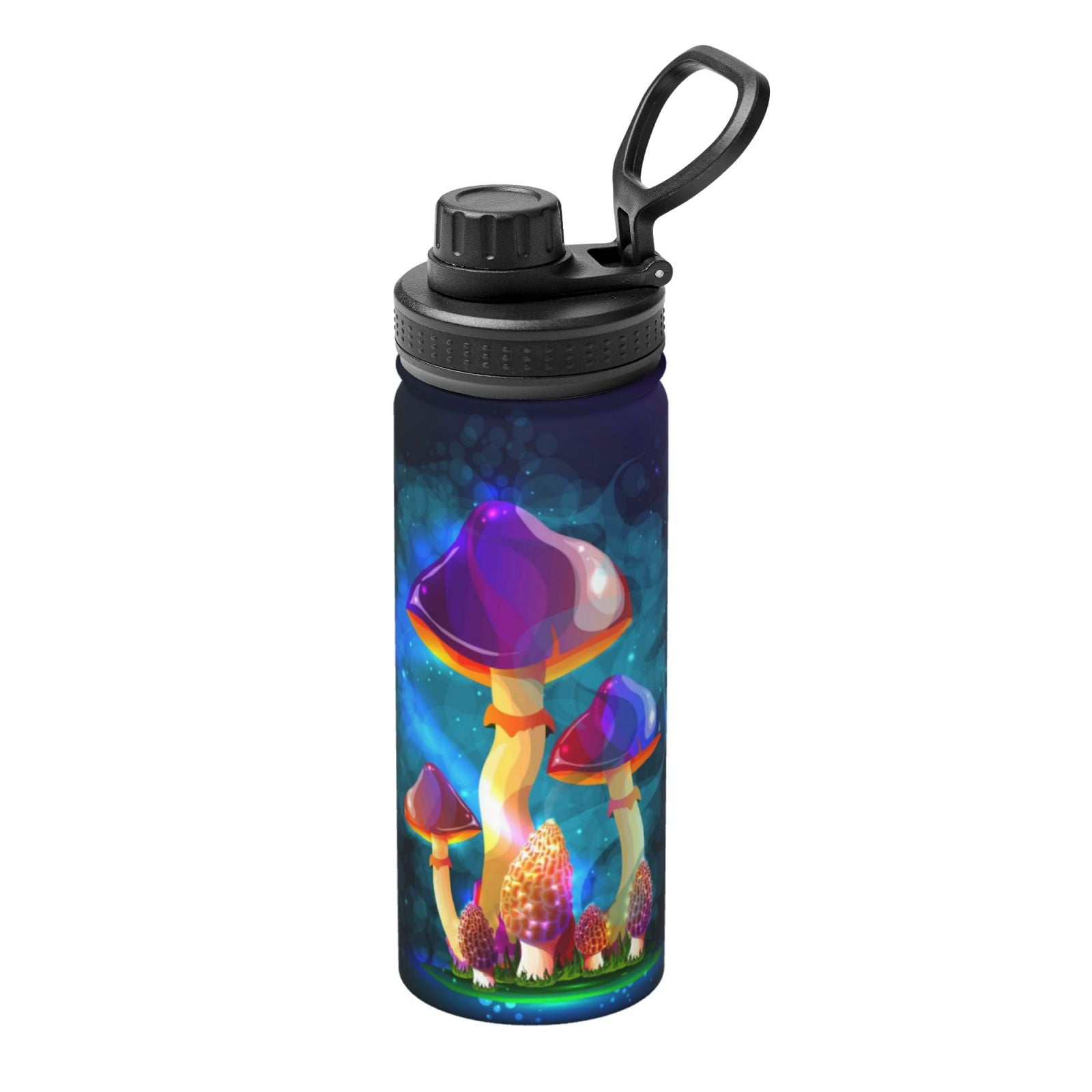 Fotbe Magic Mushrooms ,Fireflies Pattern 18 Oz Sports Insulated Kettle ...