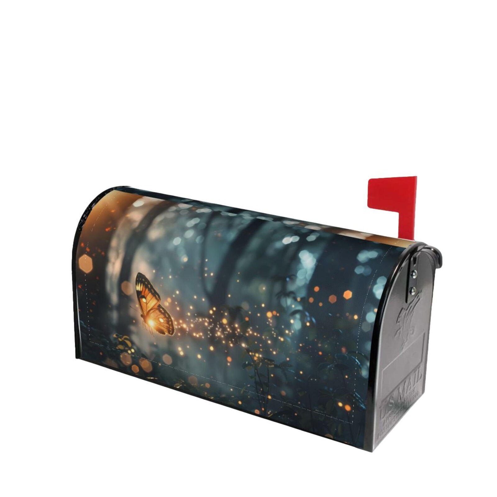Fotbe Magical Butterfly In Forest Mailbox Covers Post Letter Box Cover ...