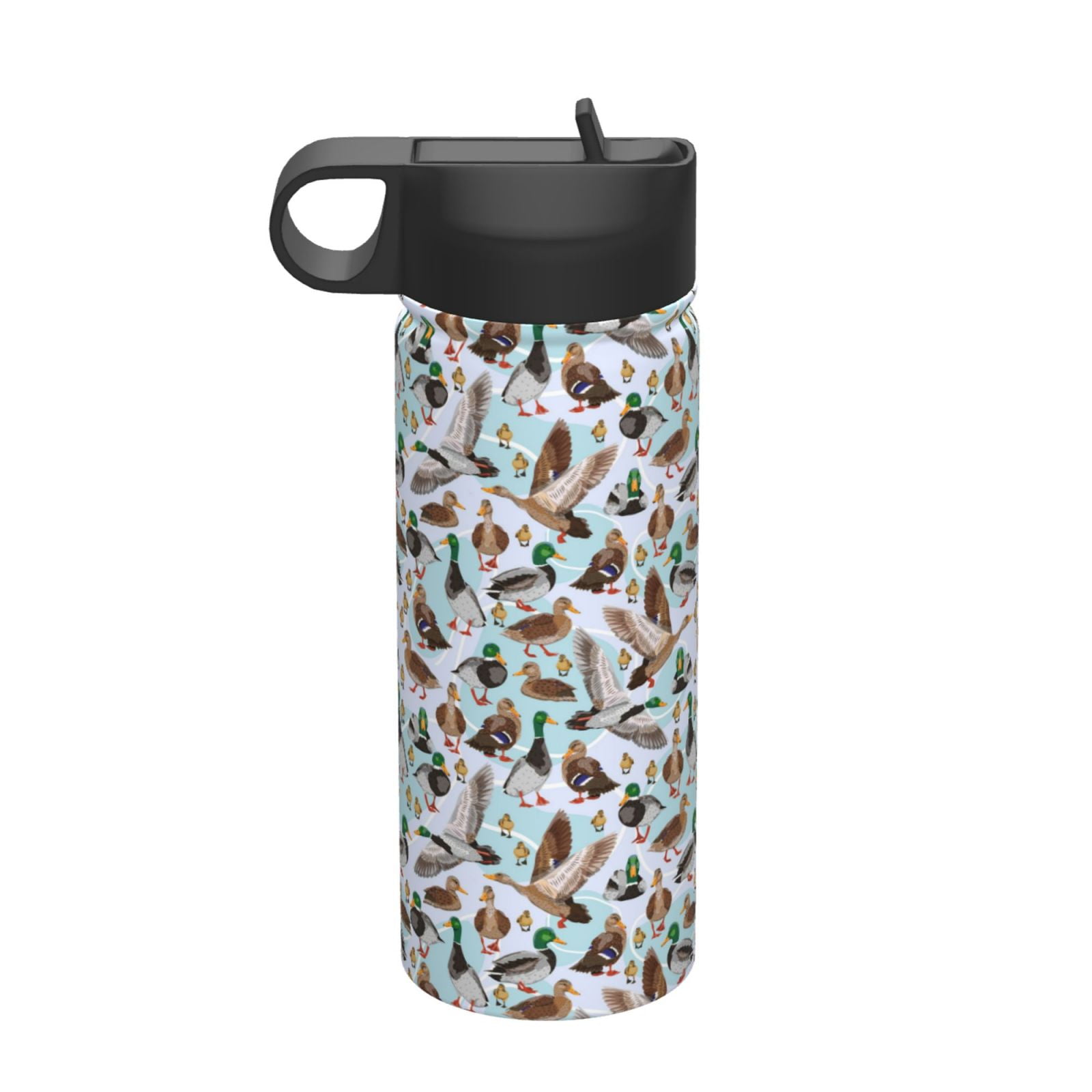 Fotbe Mallard Ducks Wild Birds1 Pattern 18oz Sports Insulated Kettle ...