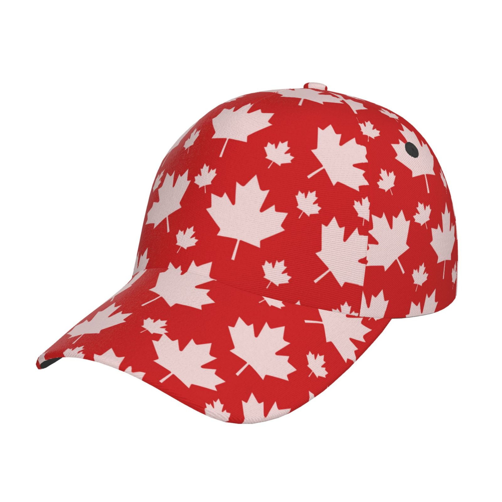 Fotbe Maple Leaves Baseball Cap, Maple Leaves Print Dad Hat,Outdoor Hat ...