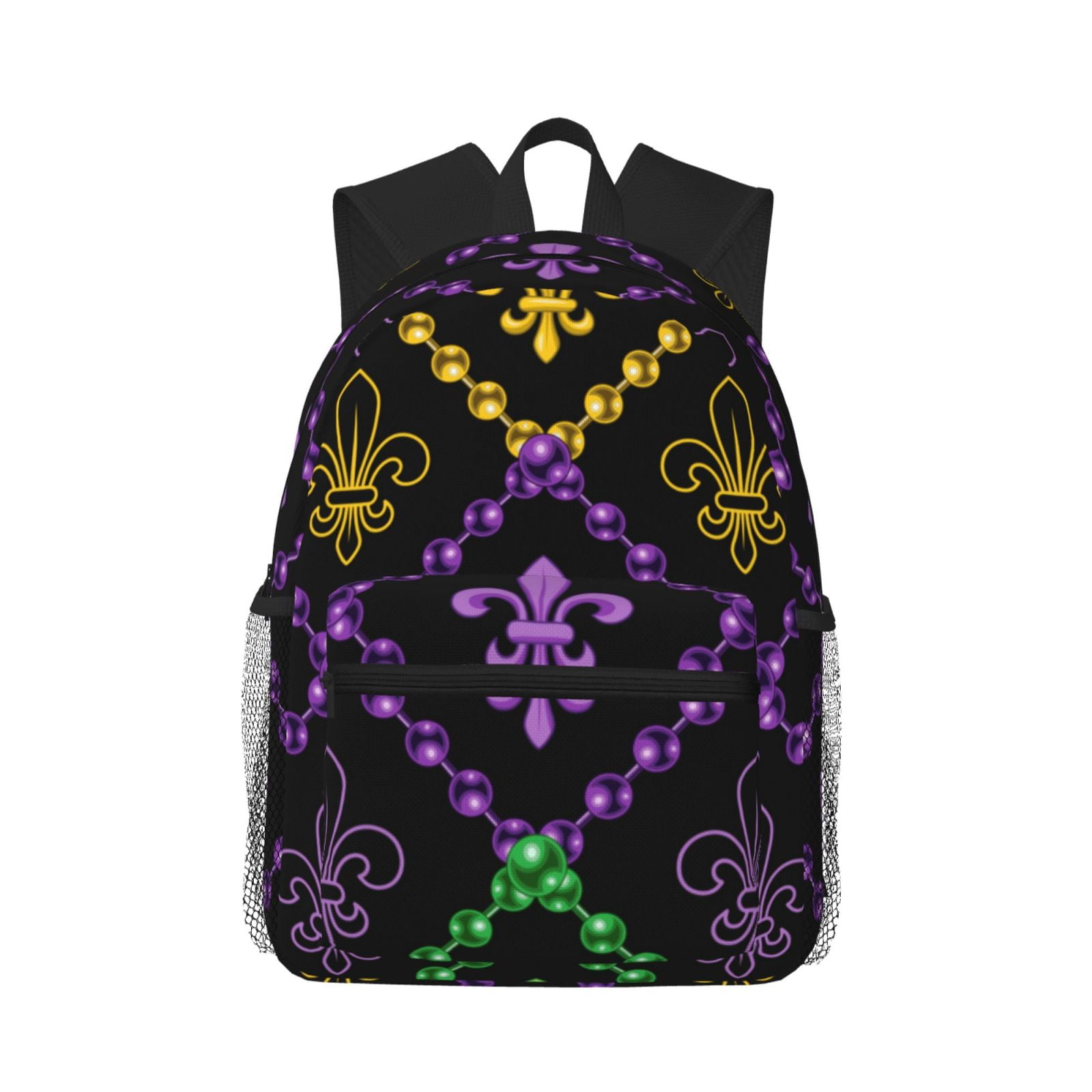 Fotbe Mardi Gra Geometric Lightweight Casual Laptop Backpack for Men ...