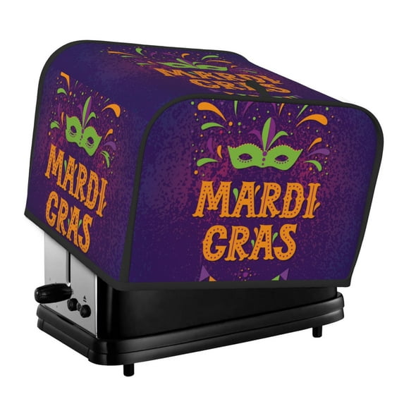 Fotbe Mardi Gras2 for Four Slice Toaster Cover, Fingerprint Protector ...