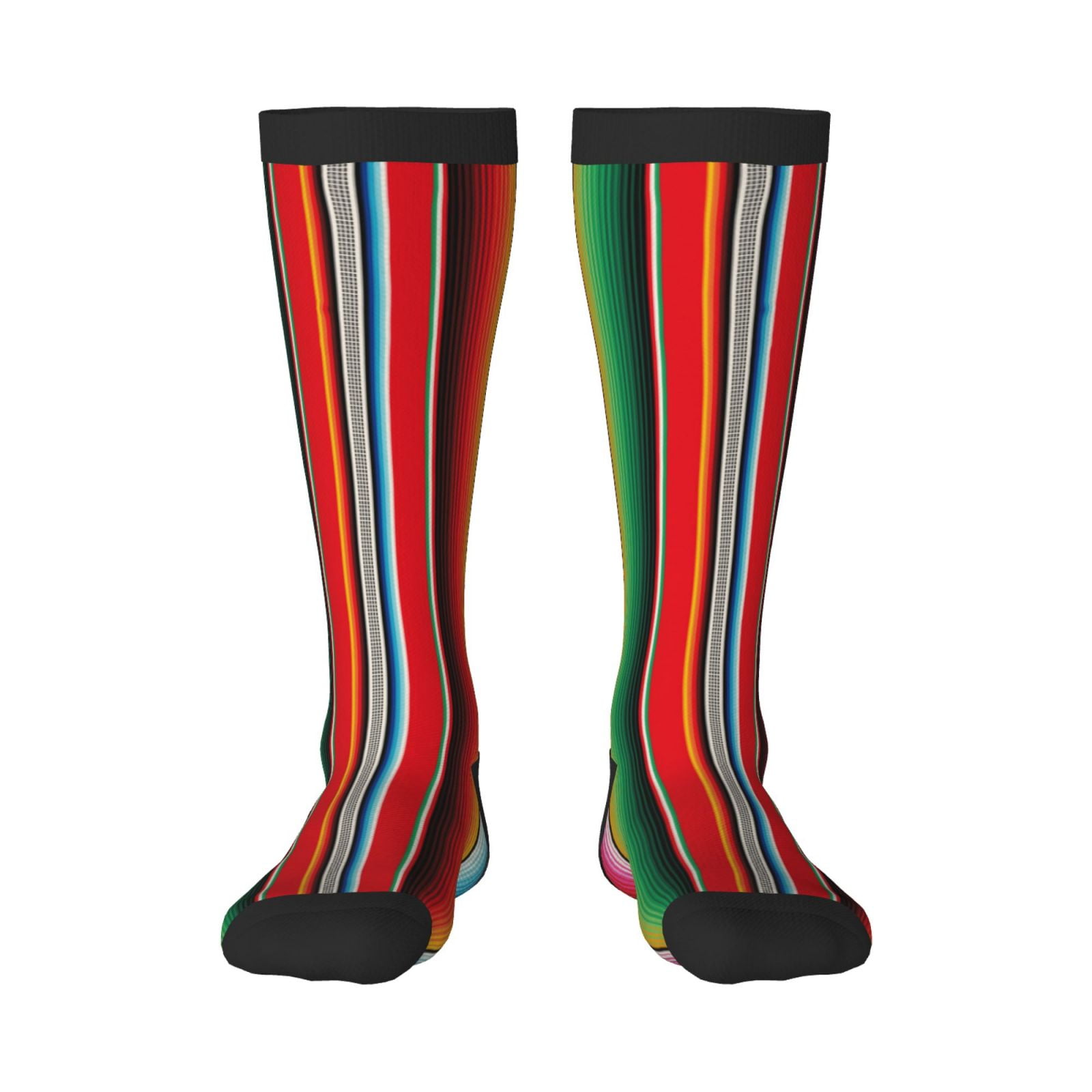 Fotbe Mexican Serape Blanket Stripes print Women's Men's Novelty Crew ...