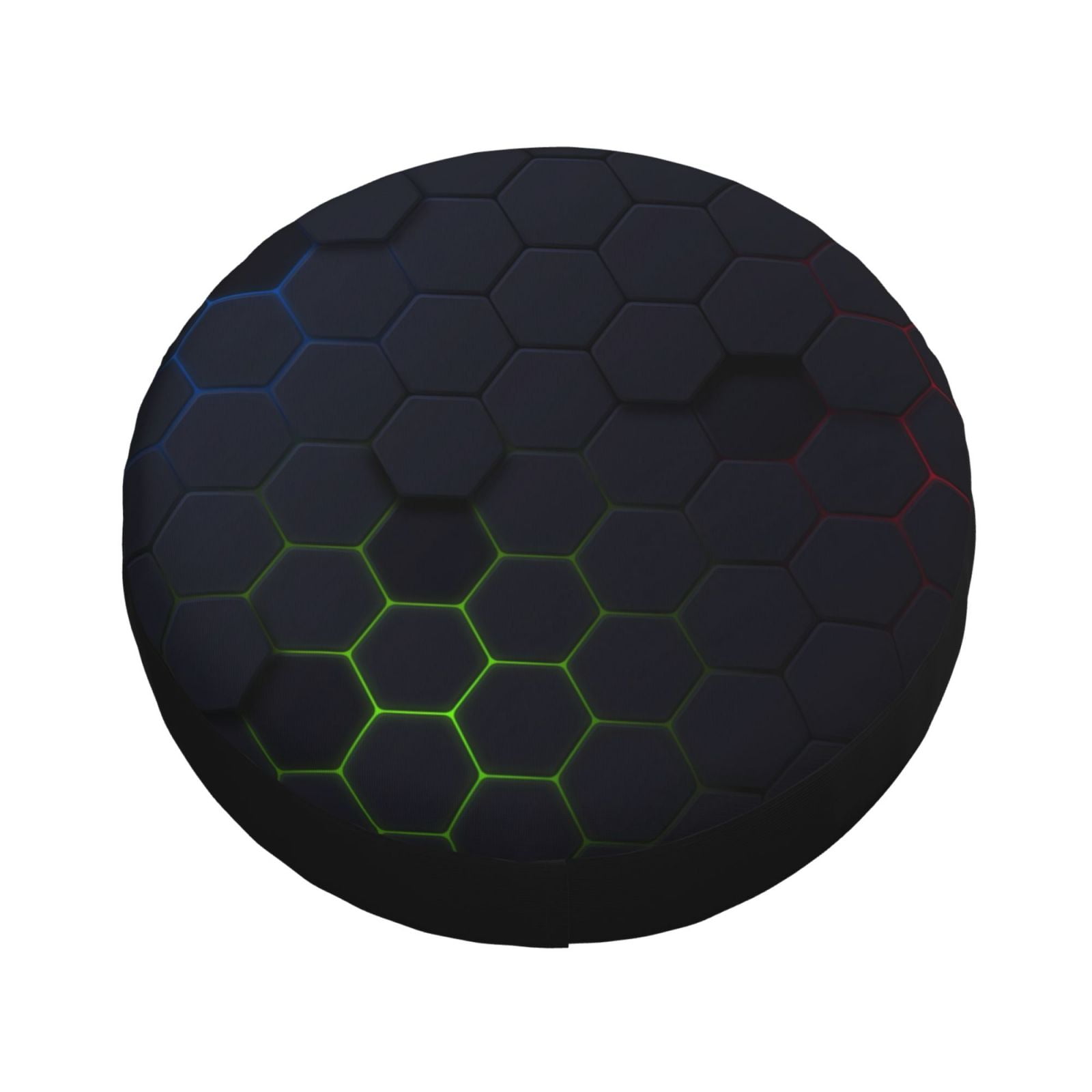 Fotbe Modern Hexagonal Neon Grid Spare Tire Cover Thickening Universal ...