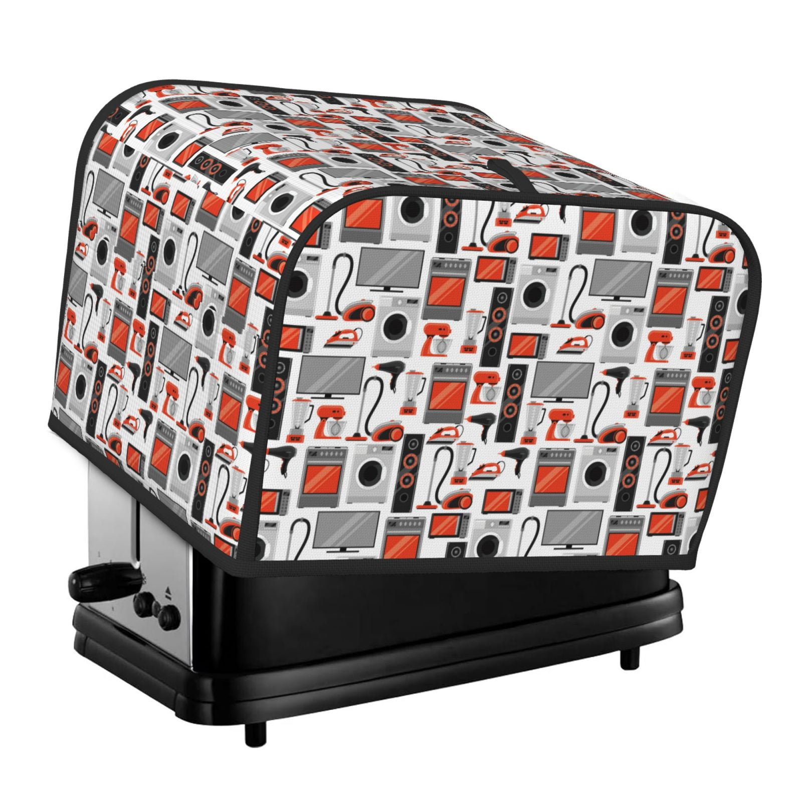 Fotbe Modern Life for Four Slice Toaster Cover, Fingerprint Protector ...