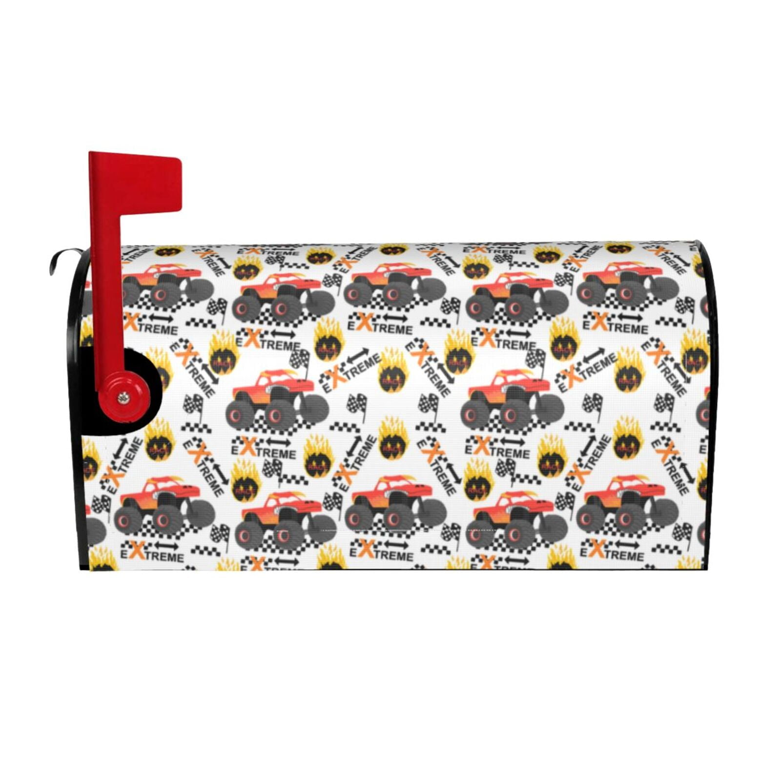 Fotbe Monster truck Mailbox Covers Post Letter Box Cover Garden Decor ...