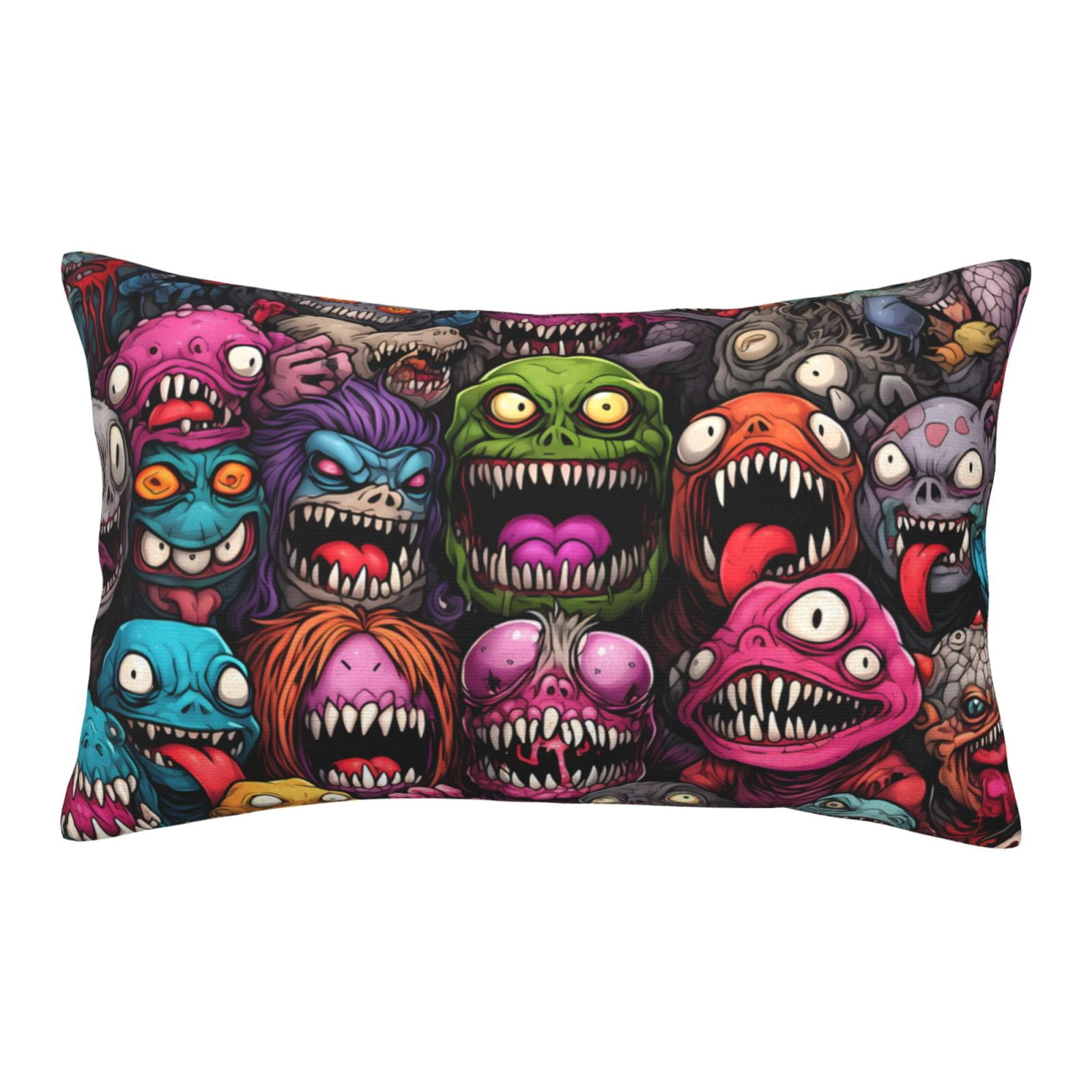 Fotbe Monstrous Cartoon Characters Pillow Cases - Envelope Closure ...