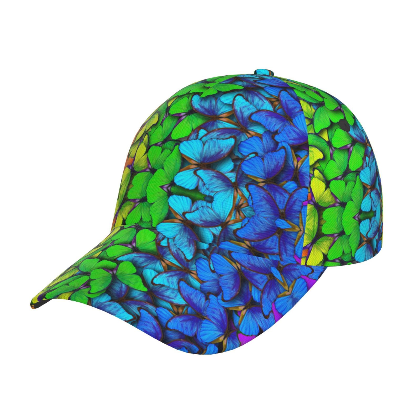 Fotbe Multicolored Butterflies Baseball Cap, Multicolored Butterflies ...
