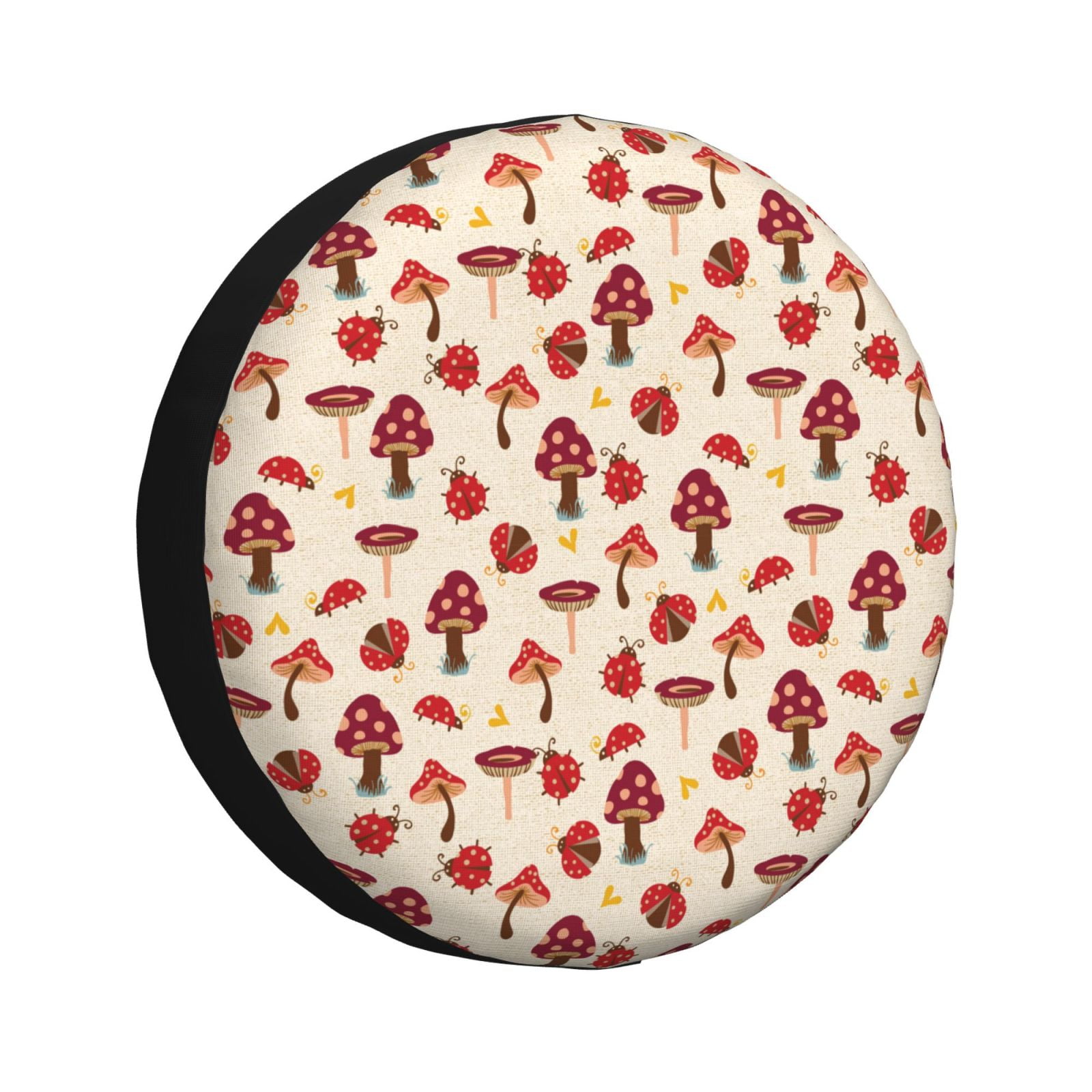 Fotbe Mushrooms and Lady Bugs Pattern Spare Tire Cover Thickening ...