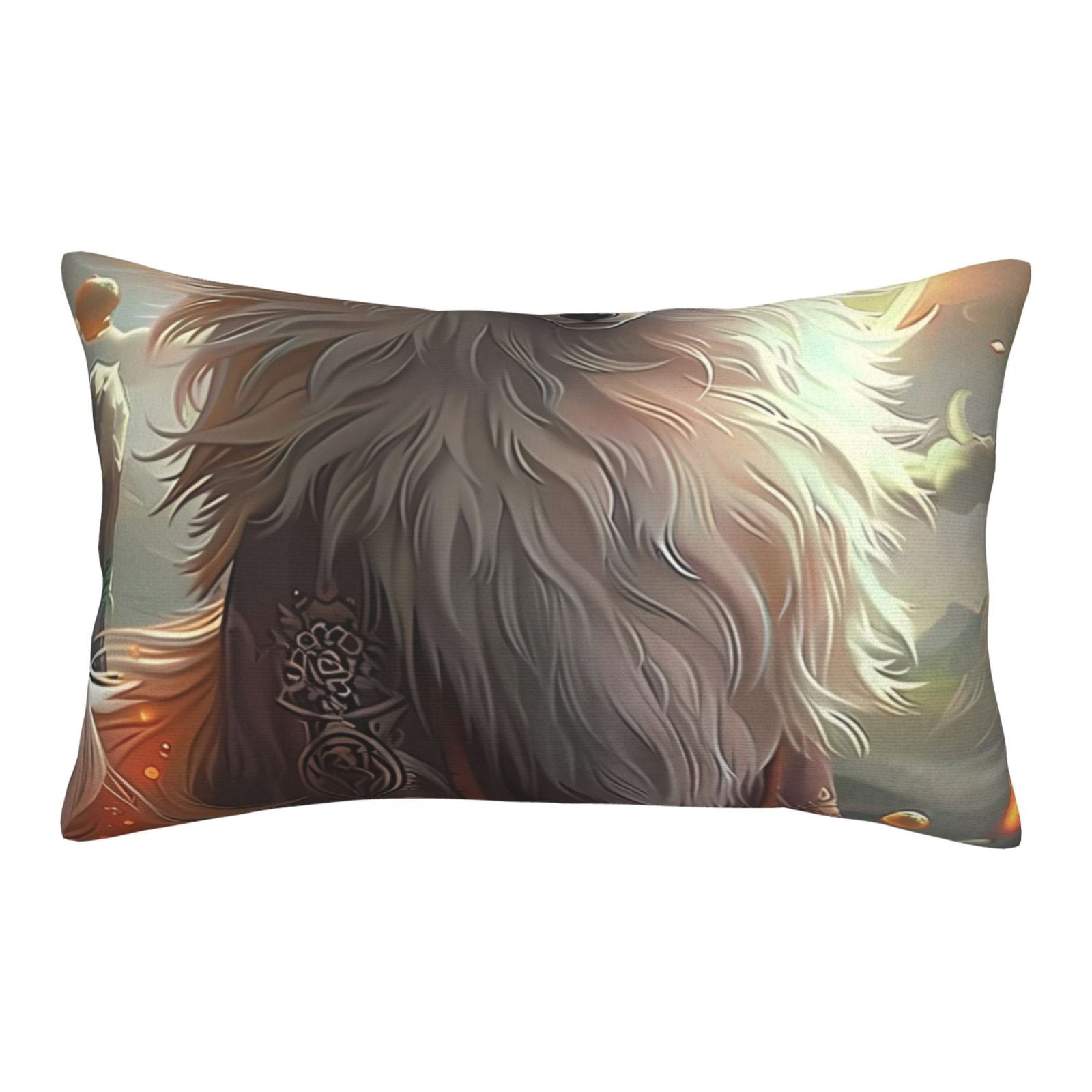Fotbe Mystic Fox With Halo Pillow Cases - Envelope Closure - Luxury ...