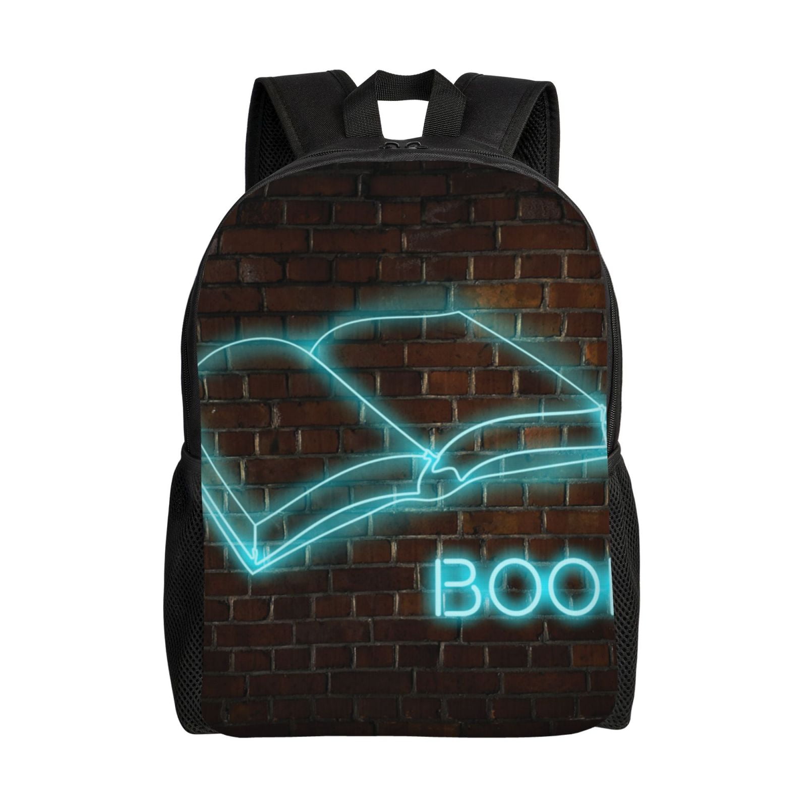 Fotbe Neon Sign For Books Travel Laptop Backpack, Business Slim Sturdy ...