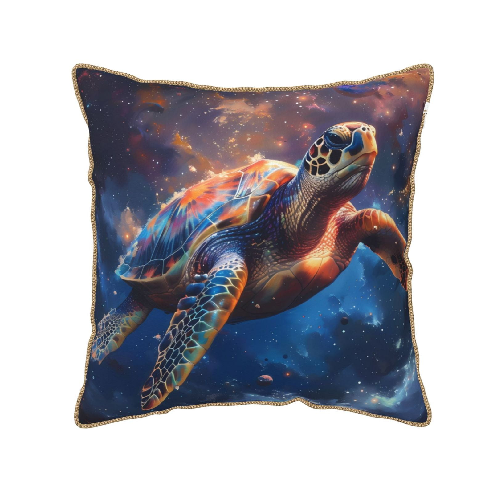 Fotbe Night Sky Turtle Pattern Velvet Decorative Throw Pillow Covers ...