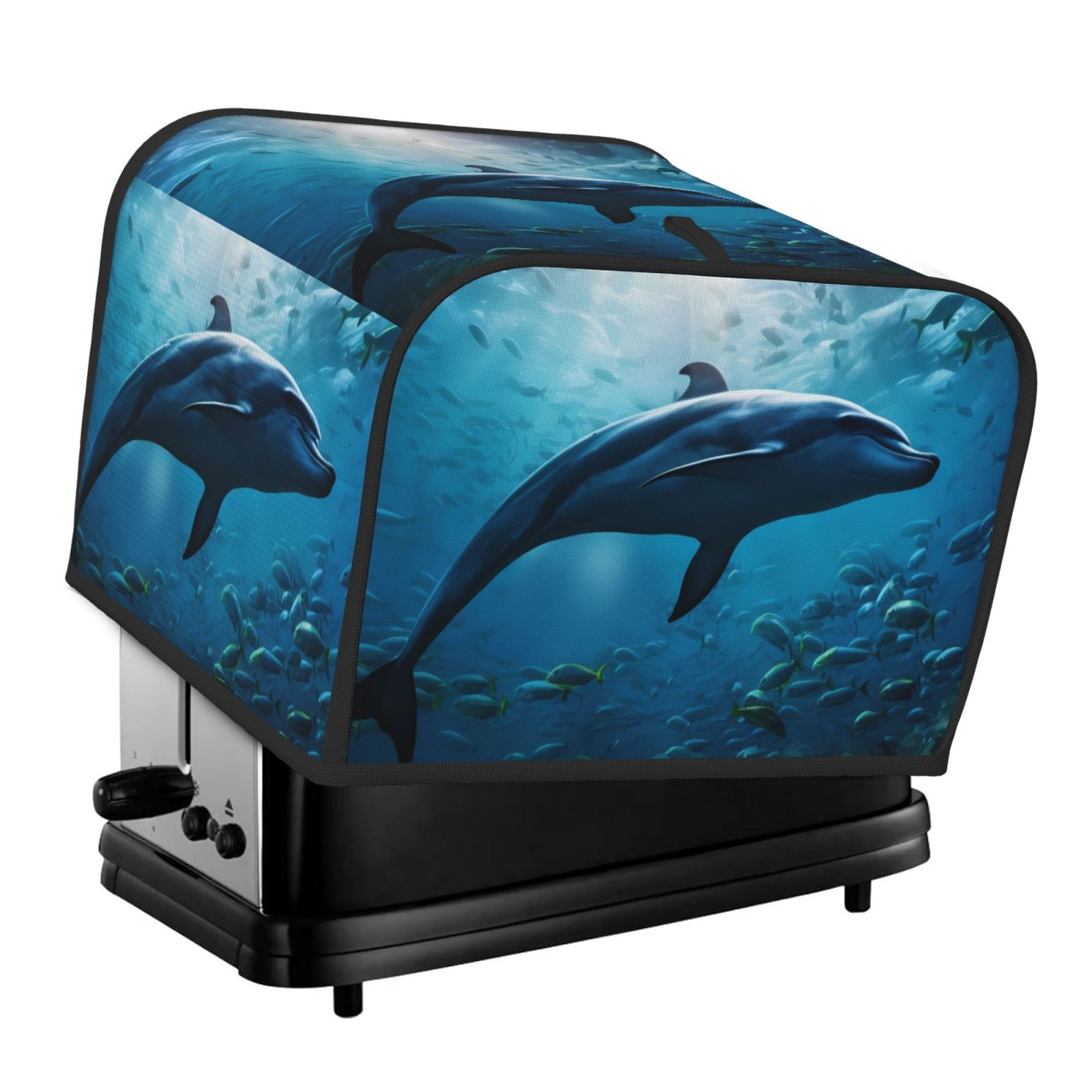 Fotbe Ocean Dolphin Fish School for Four Slice Toaster Cover ...