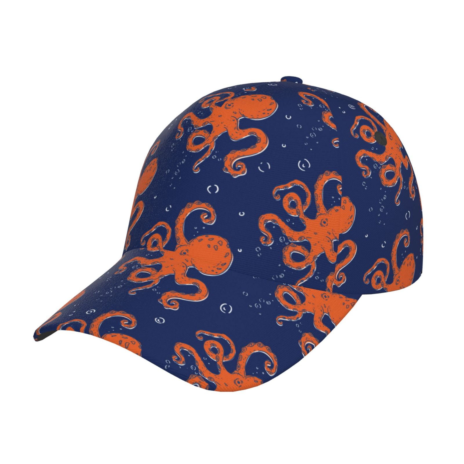 Fotbe Octopus Baseball Cap, Octopus Print Dad Hat,Outdoor Hat ...