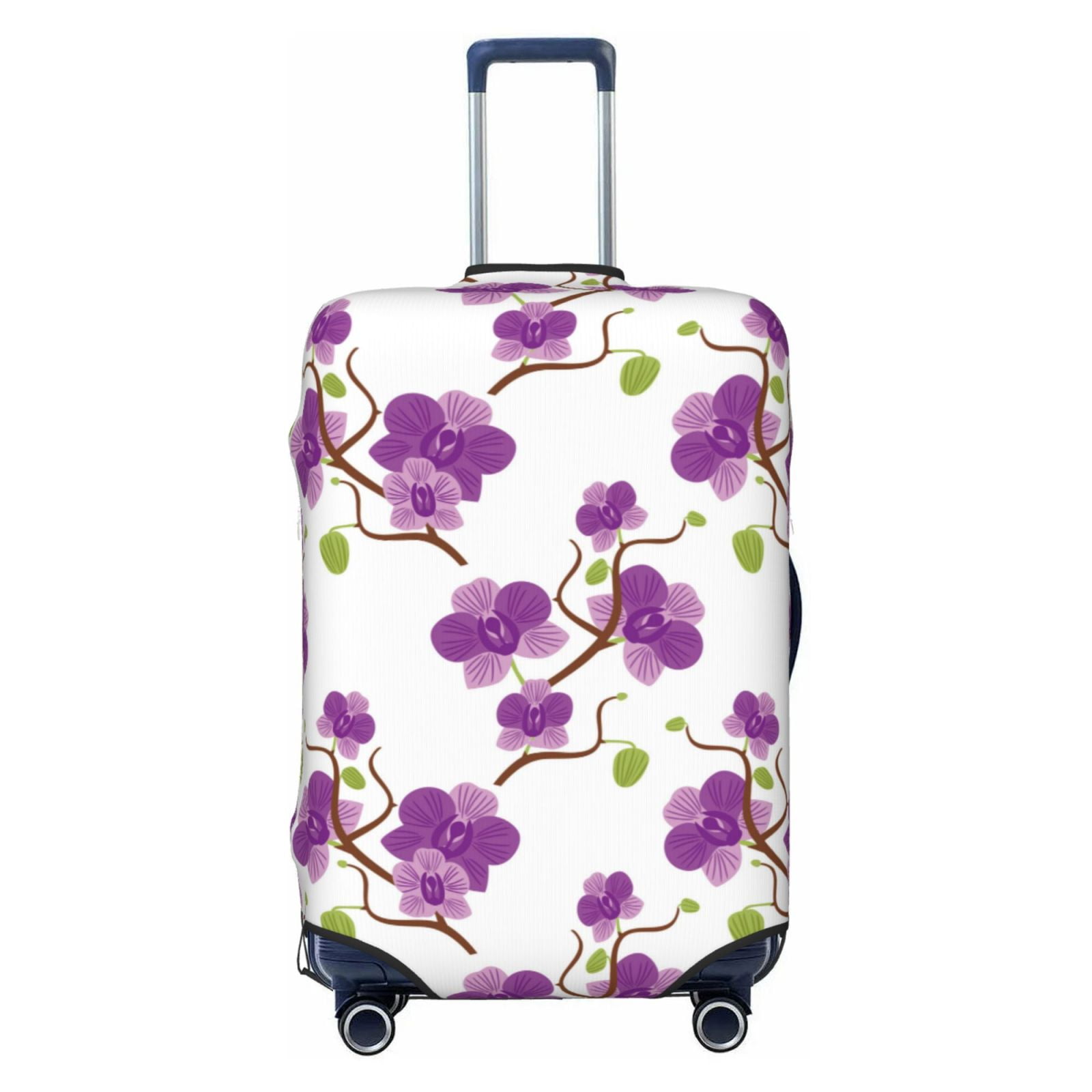 Fotbe Orchids Flowers Luggage Cover Protector,Suitcase Protector ...