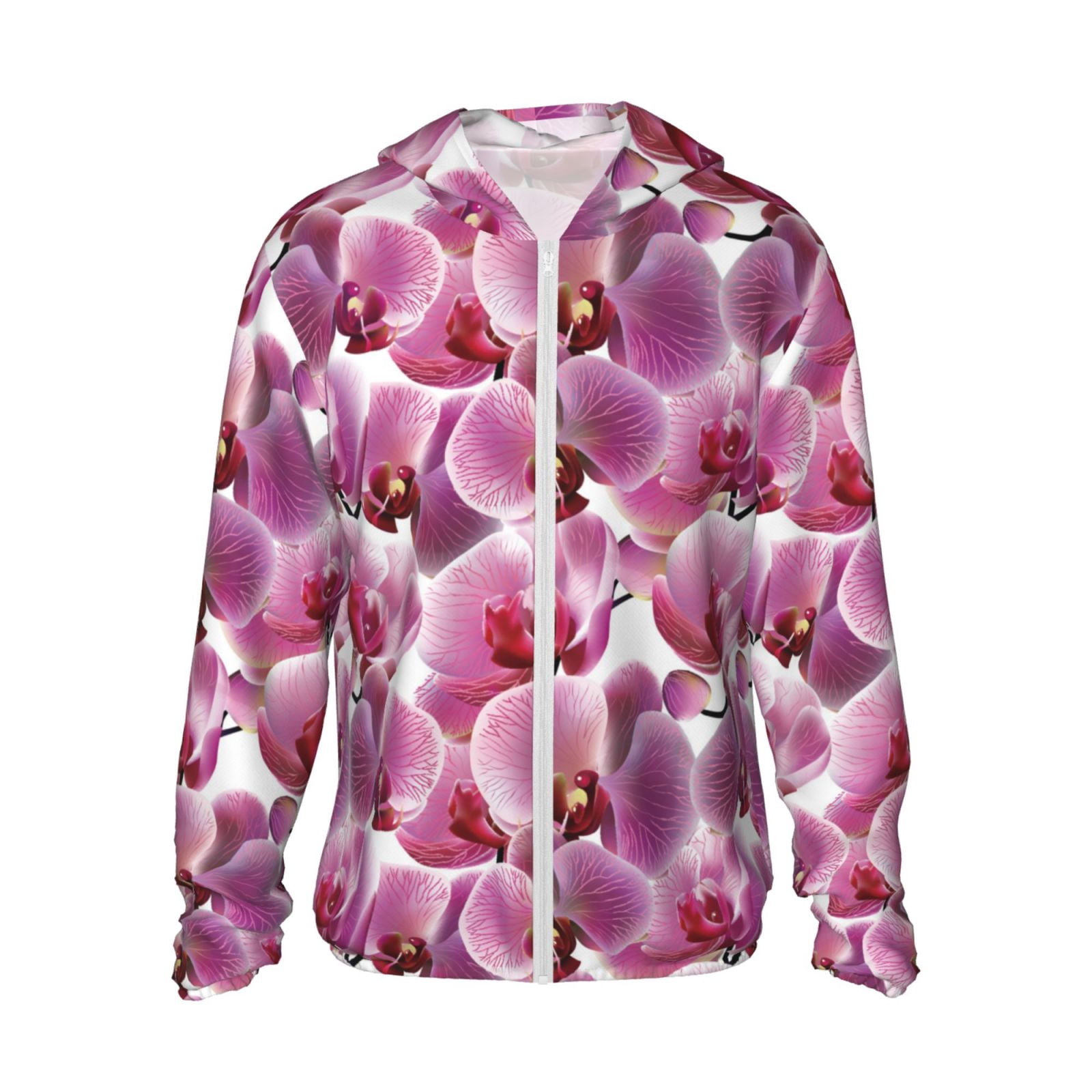 Fotbe Orchids Flowers Men's Women's UPF 50+ Sun Protection Jacket ...