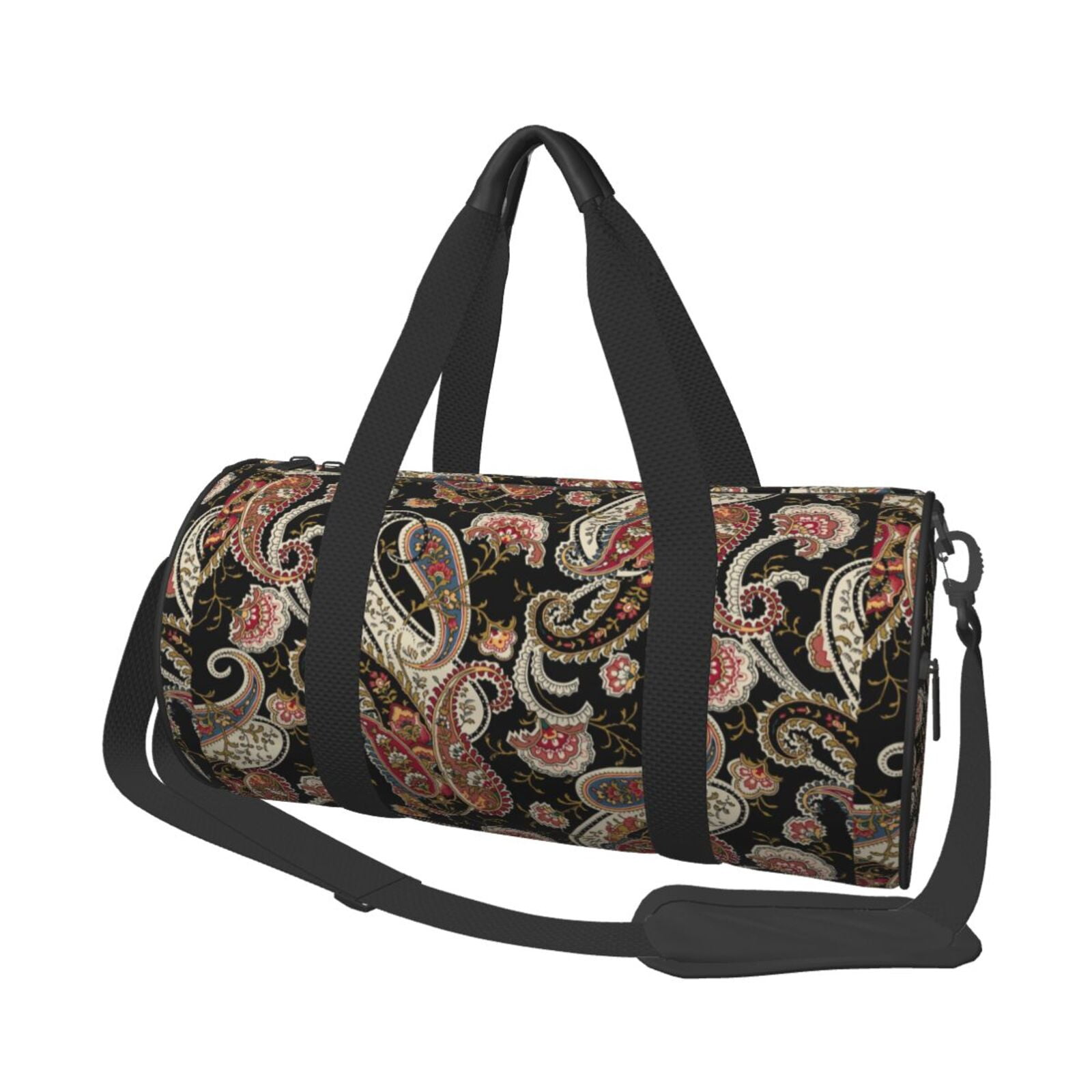 Fotbe Paisley6 Pattern Foldable Sports Gym Bag with Wet Dry Pocket ...