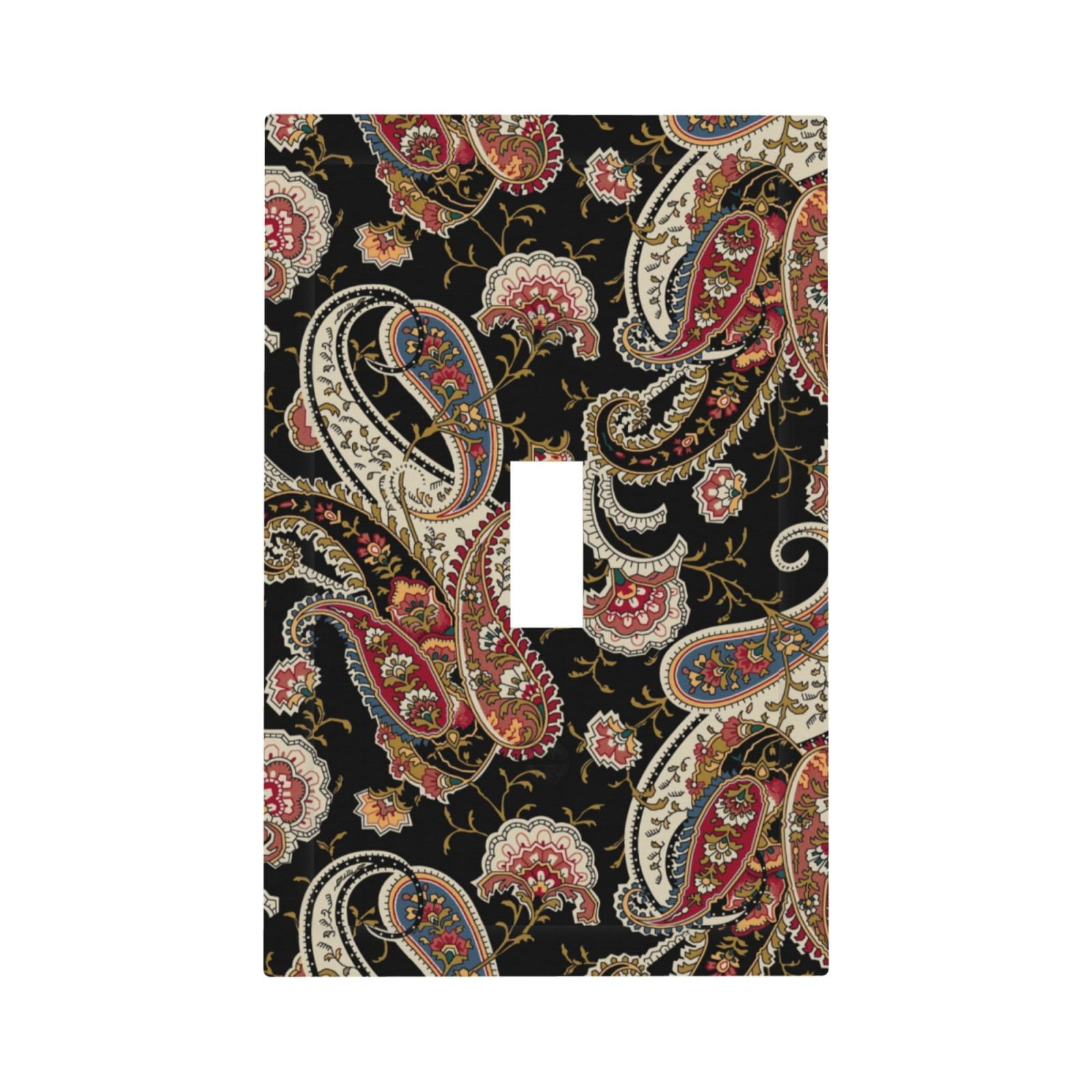 Fotbe Paisley6 Print Duplex Receptacle Wall Plate, 1-Gang 5.0" x3.0 ...