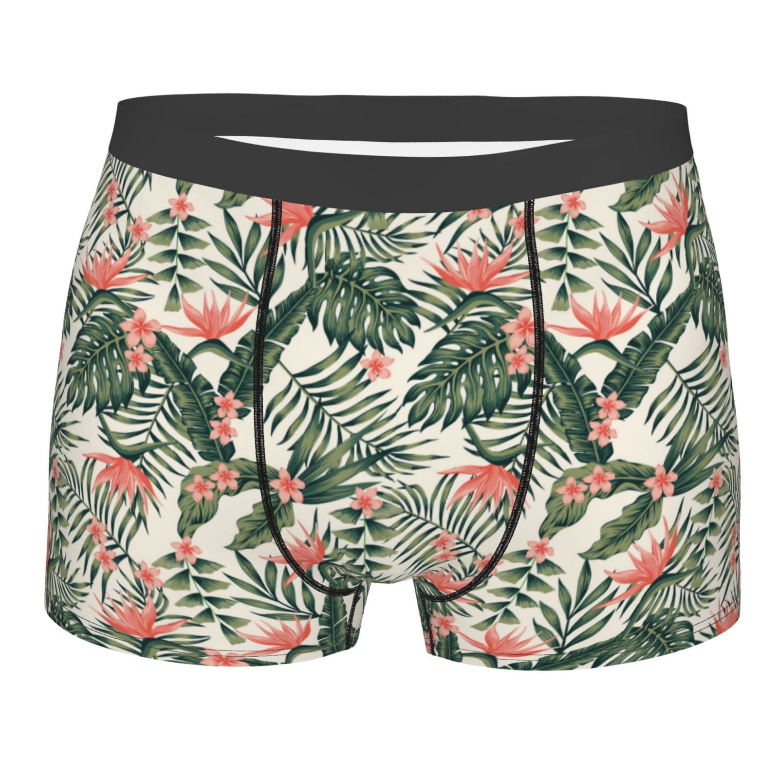 Fotbe Palm Trees and Tropical Men’s Total Support Pouch Boxer Briefs, X ...