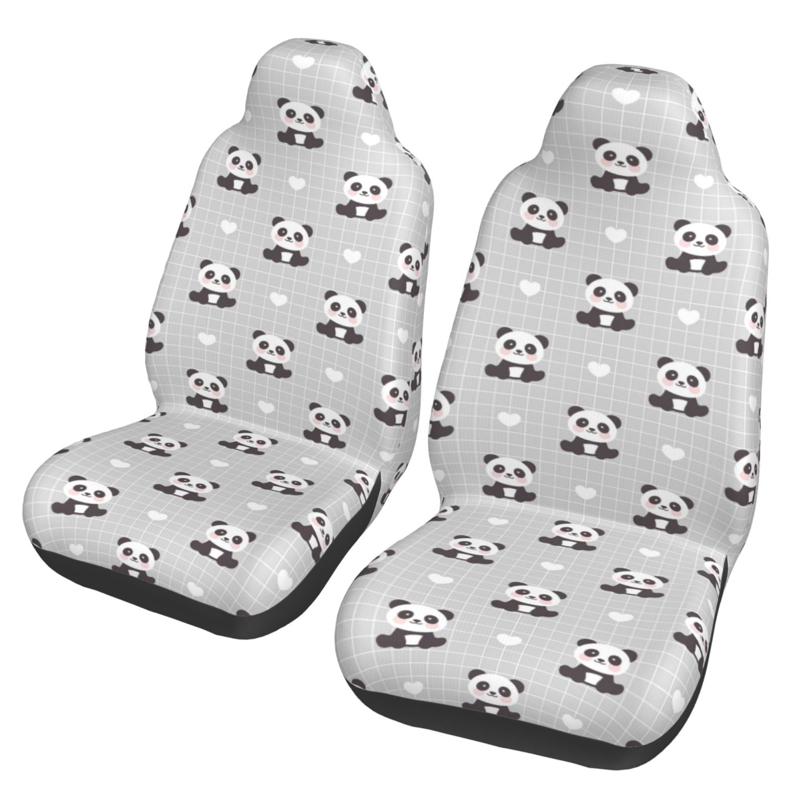 Fotbe Panda Bear Pattern Automotive Seat Covers for Cars Trucks and ...