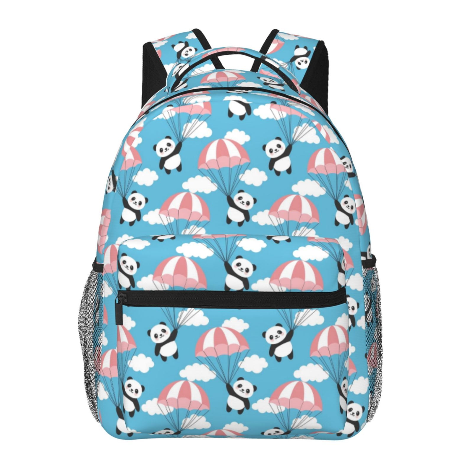 Fotbe Panda Flying in the Sky Pattern Casual Backpack for School ...