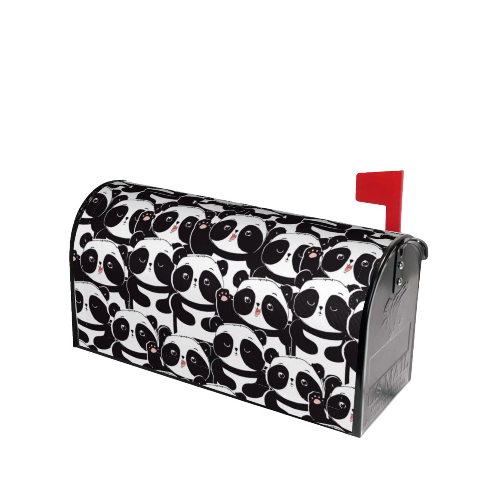 Fotbe Panda Mailbox Covers Post Letter Box Cover Garden Decor Standard ...