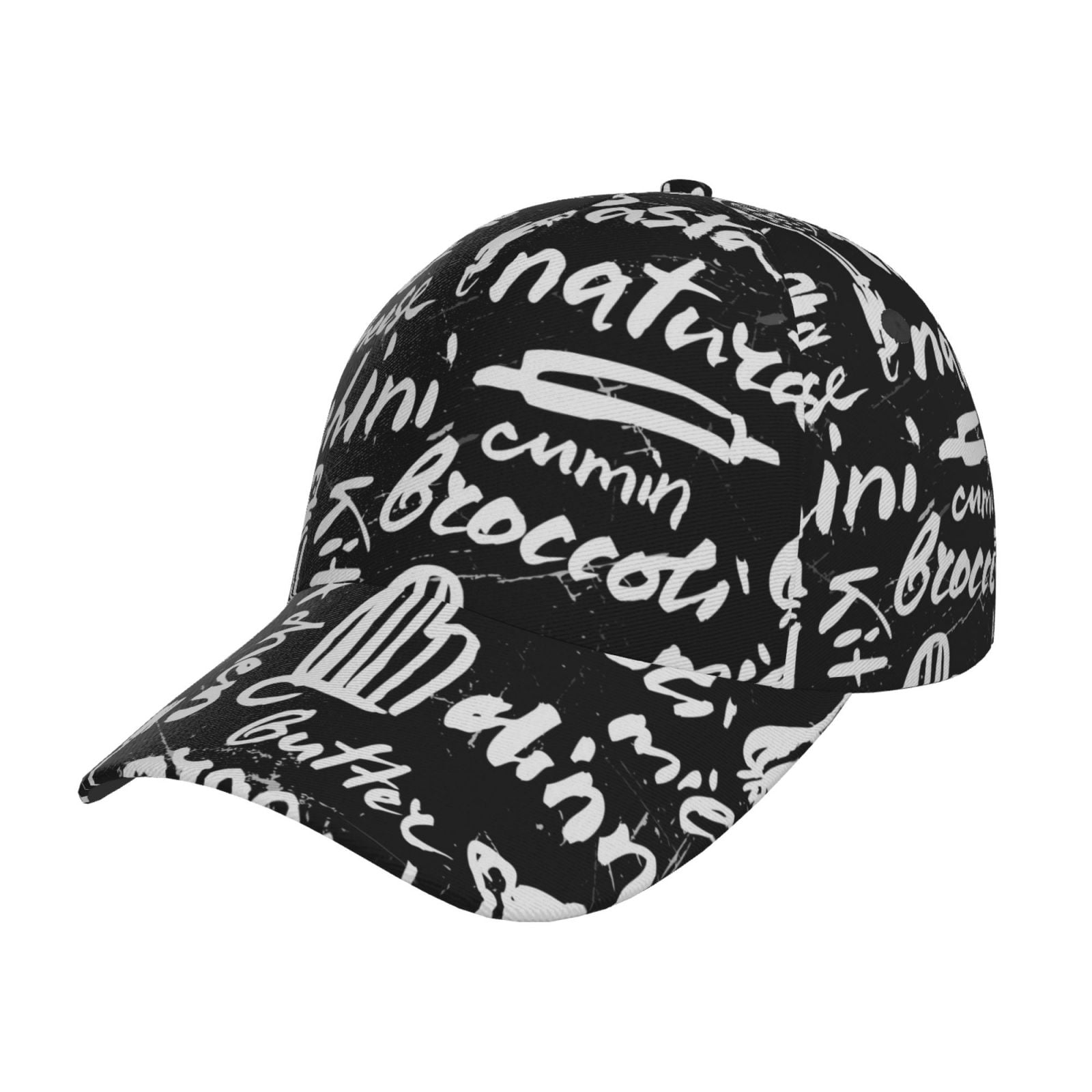 Fotbe Pasta Bacon Baseball Cap, Pasta Bacon Print Dad Hat,Outdoor Hat ...