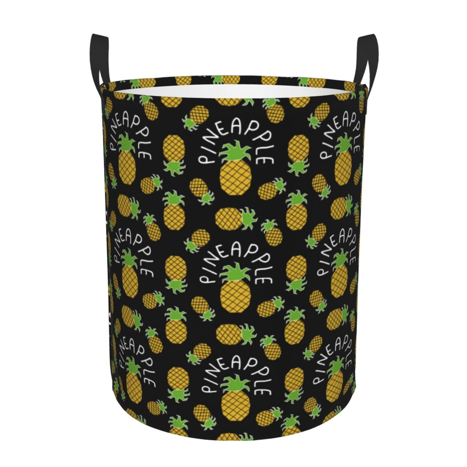 Fotbe Pineapple Laundry Basket with Handles, Waterproof Large Laundry ...