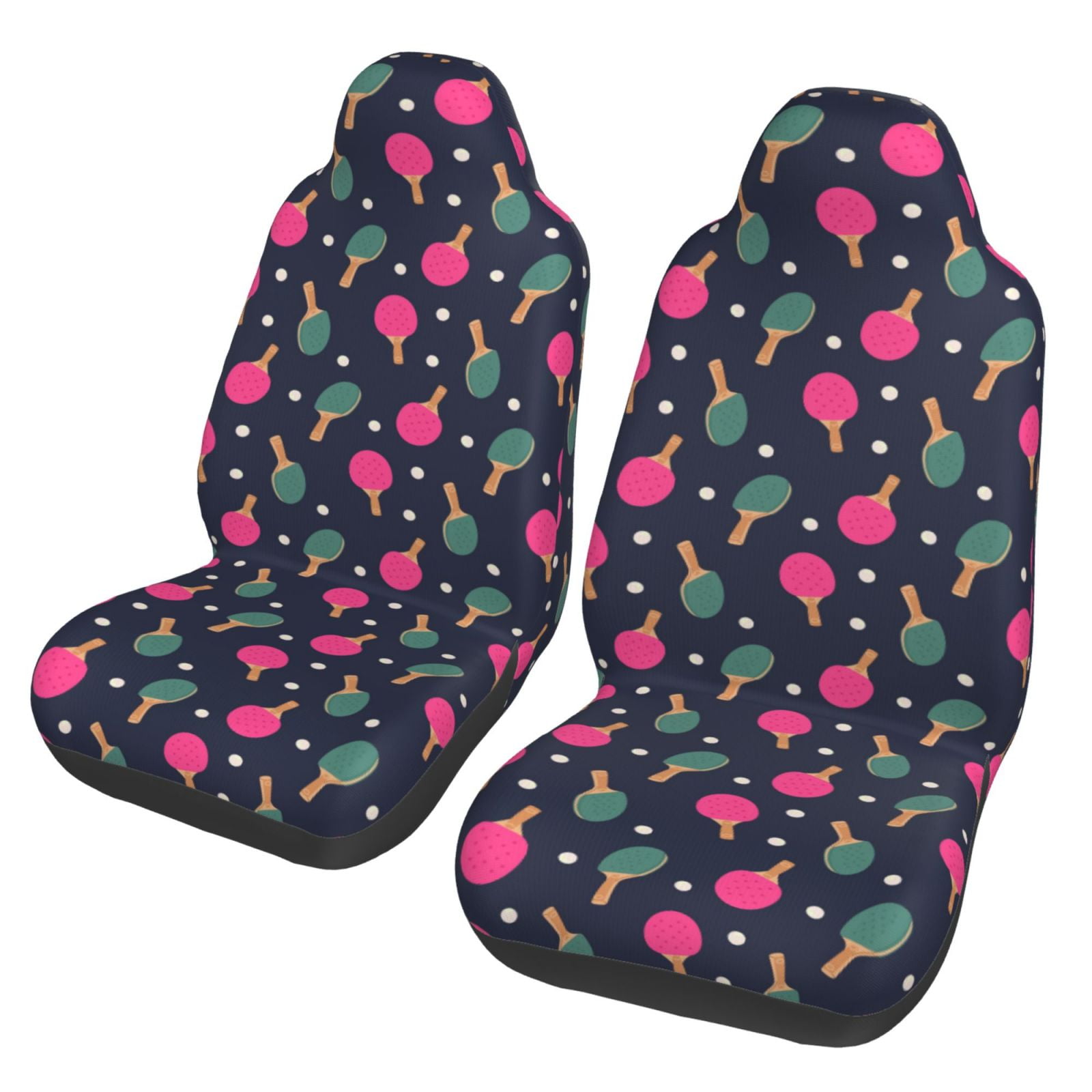 Fotbe Ping Pong Rackets And Balls Pattern Automotive Seat Covers for ...