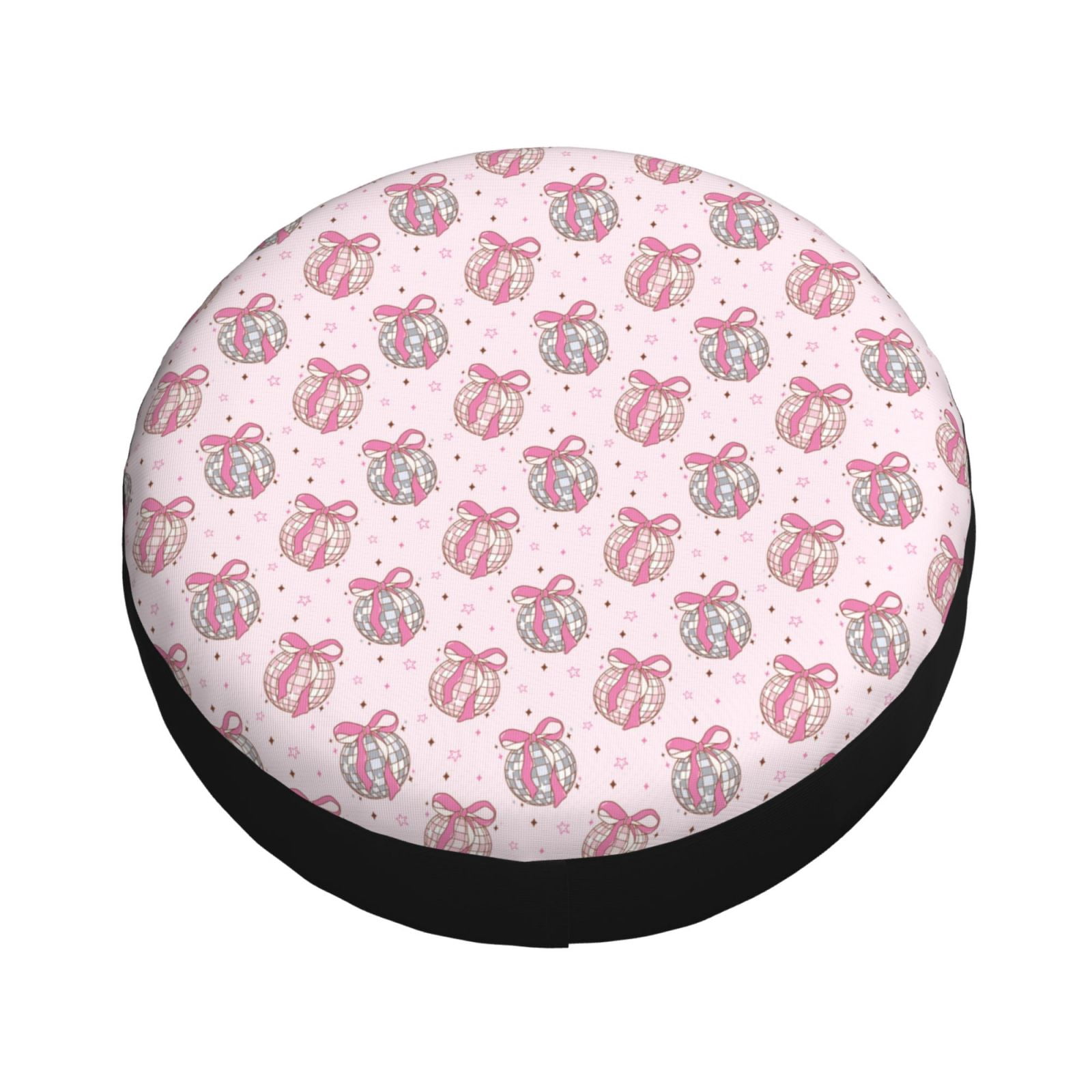Fotbe Pink Disco Ball Spare Tire Cover Thickening Universal Fit for ...