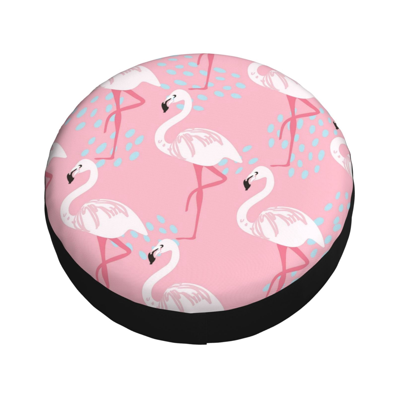 Fotbe Pink Flamingo Spare Tire Cover Thickening Universal Fit for Jeep ...