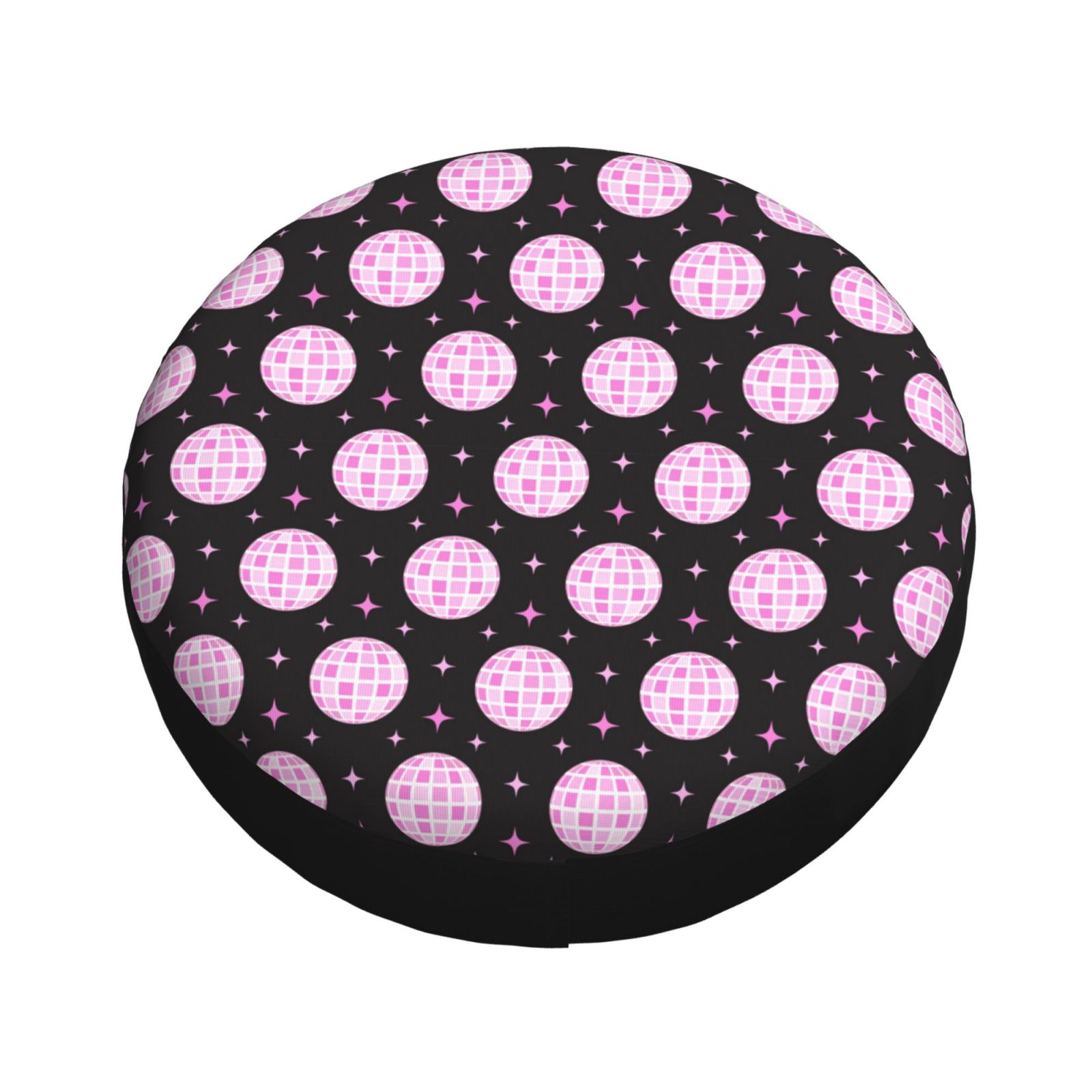 Fotbe Pink Groovy Disco Ball Spare Tire Cover Thickening Universal Fit ...