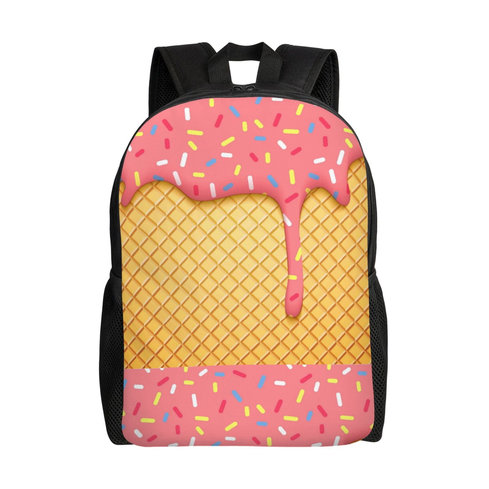 Fotbe Pink Ice Cream Travel Laptop Backpack, Business Slim Sturdy ...