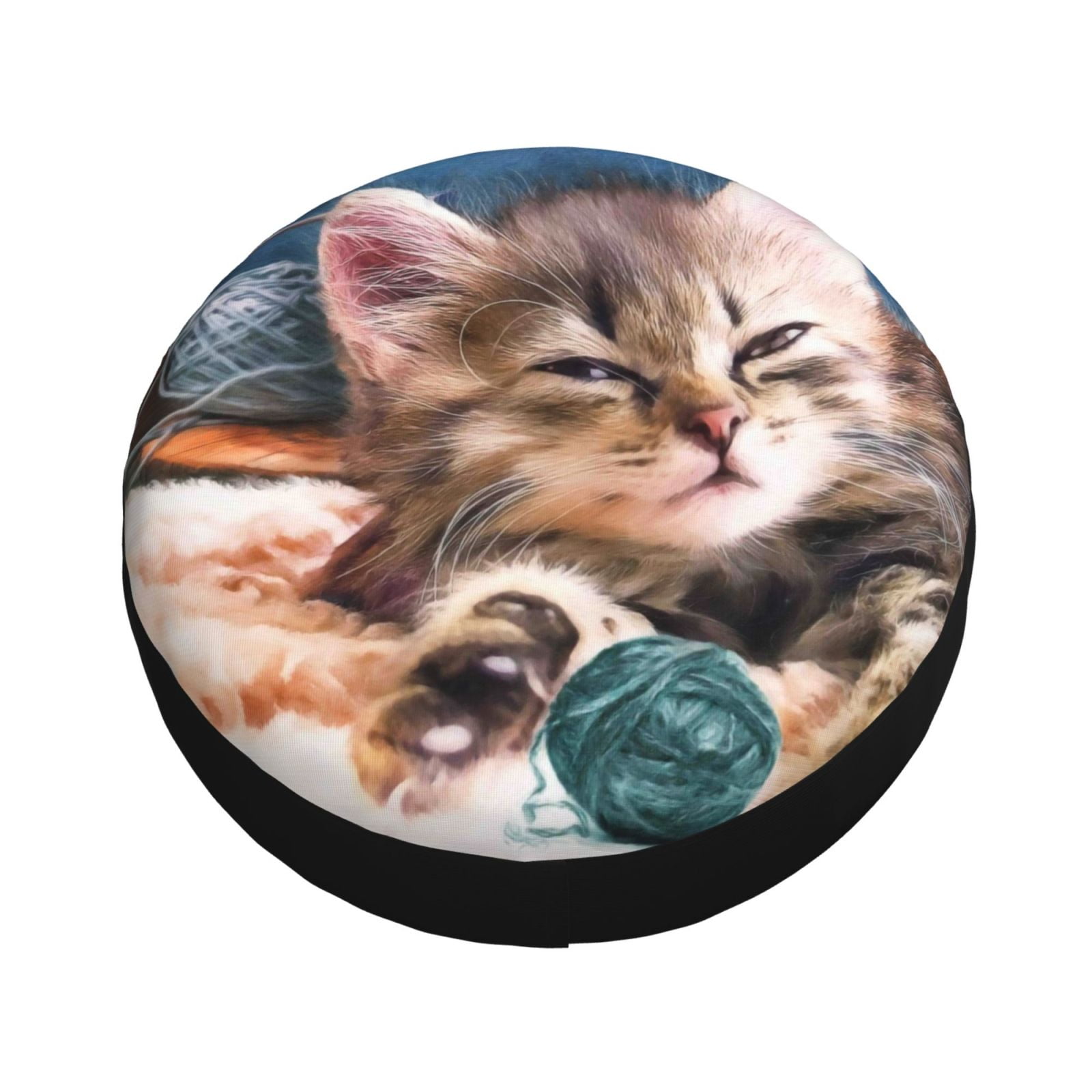 Fotbe Playful Cat Spare Tire Cover Thickening Universal Fit for Jeep ...