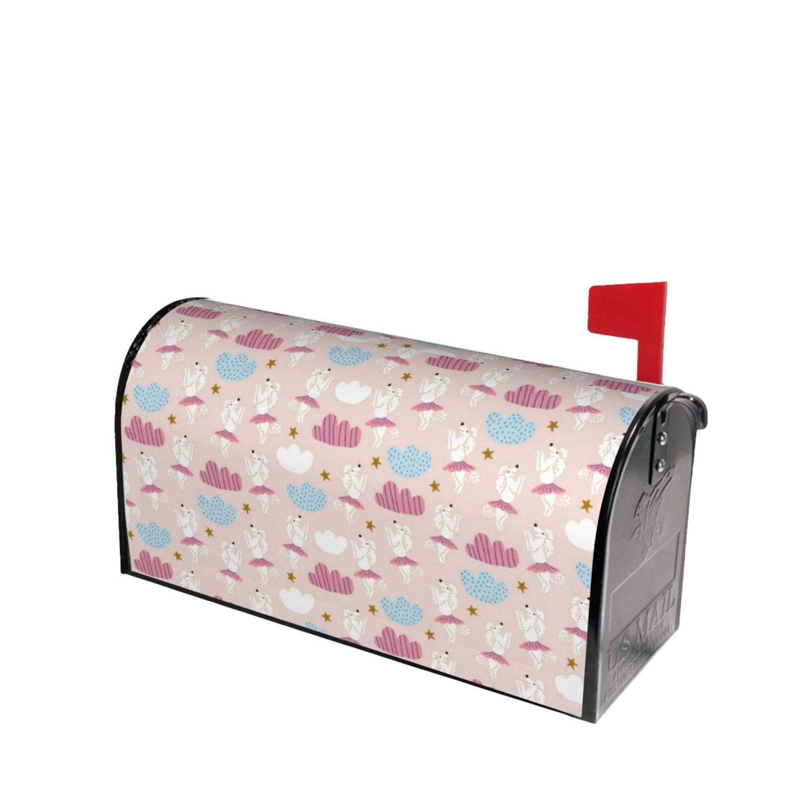 Fotbe Poodle In Ballet Skirts Dancing Mailbox Covers Post Letter Box ...