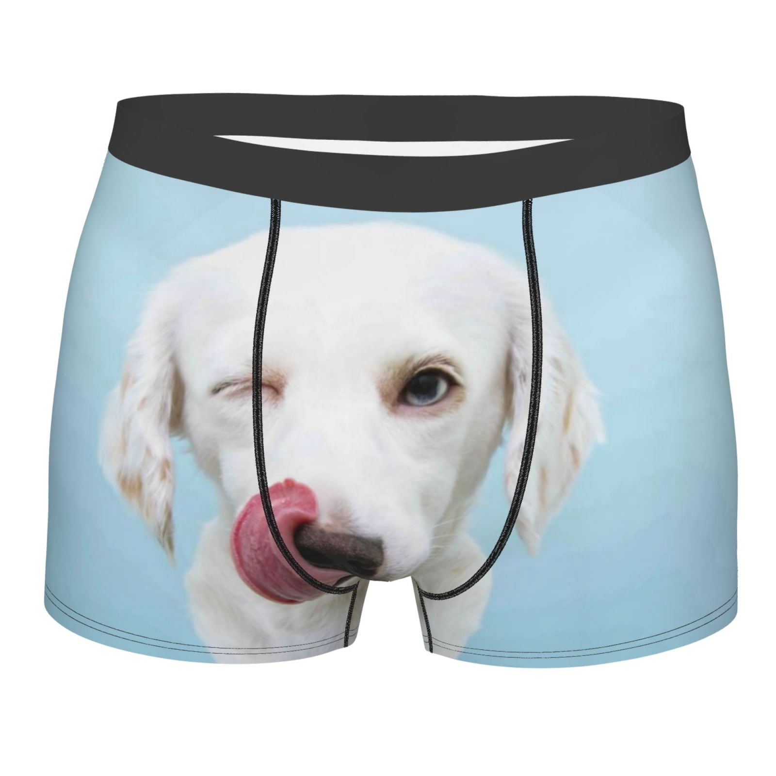 Fotbe Puppy Licks Nose Men’s Total Support Pouch Boxer Briefs, X-Temp ...