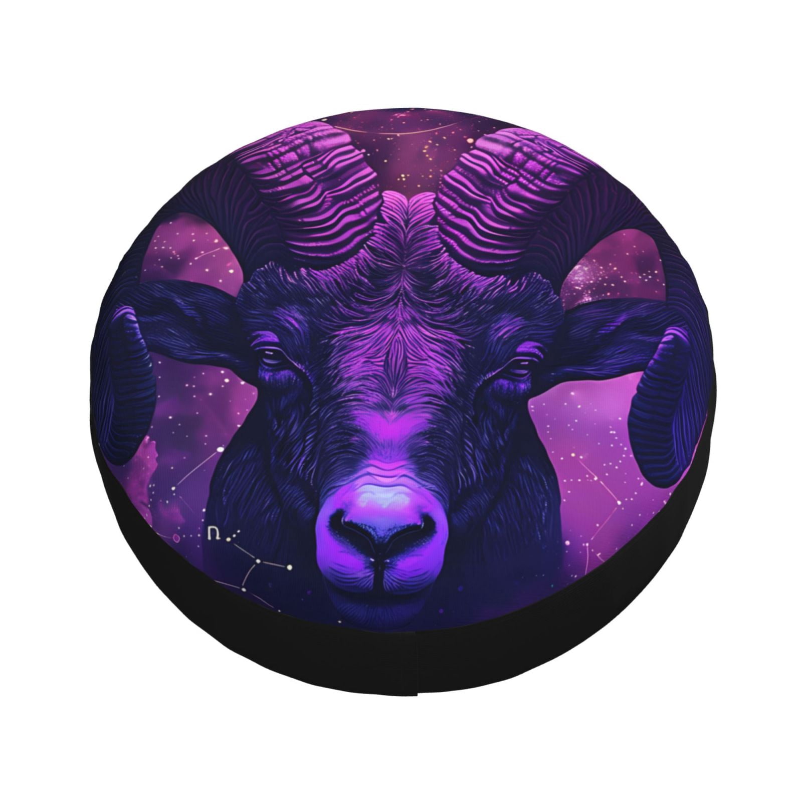 Fotbe Purple Starry Sky Antelope Spare Tire Cover Thickening Universal ...