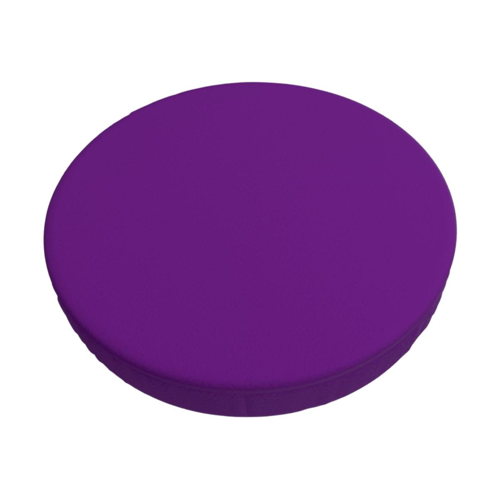 Fotbe Purple Stool Covers Round,Waterproof Round Bar Stool Covers Bar ...