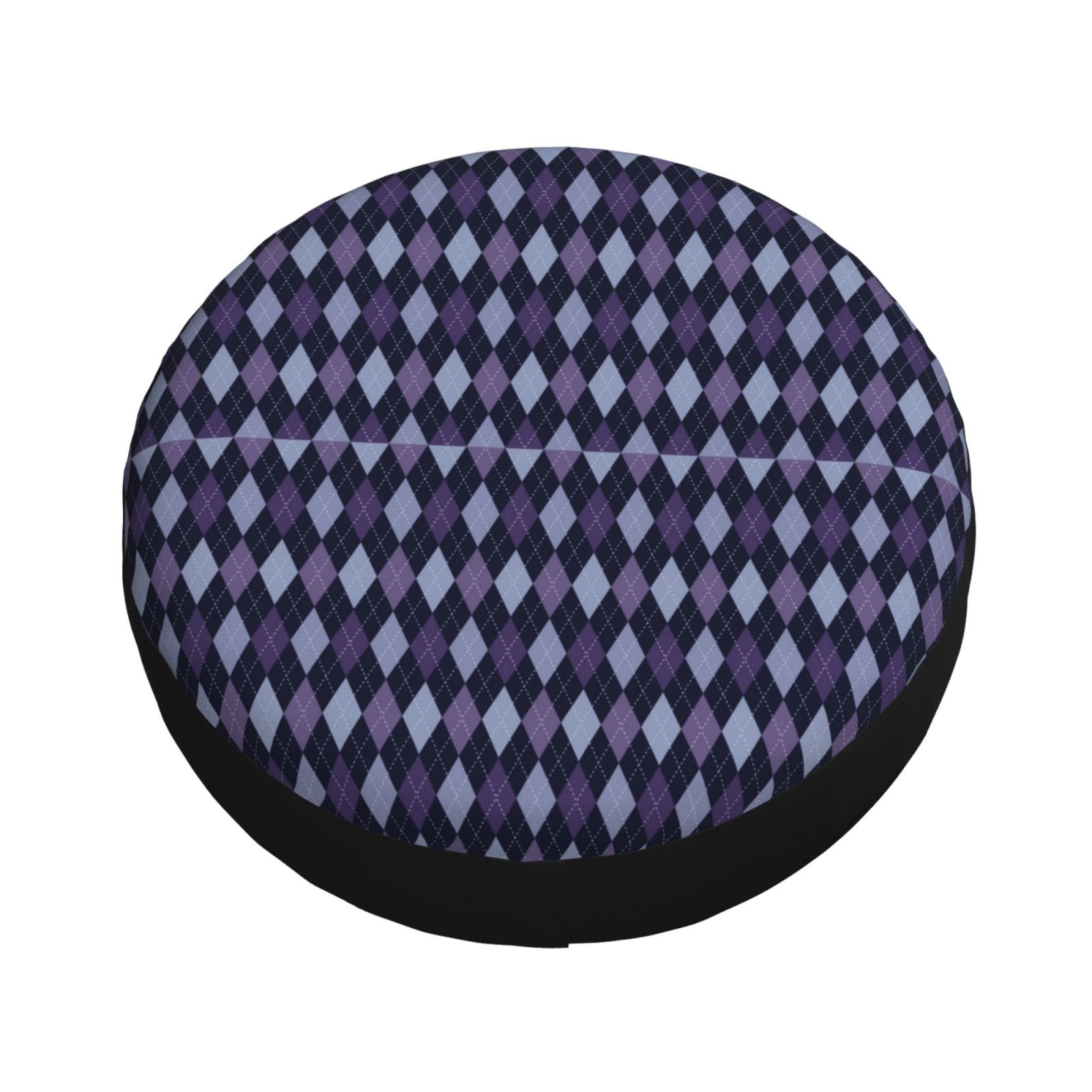 Fotbe Purple and Blue Squares Spare Tire Cover Thickening Universal Fit ...