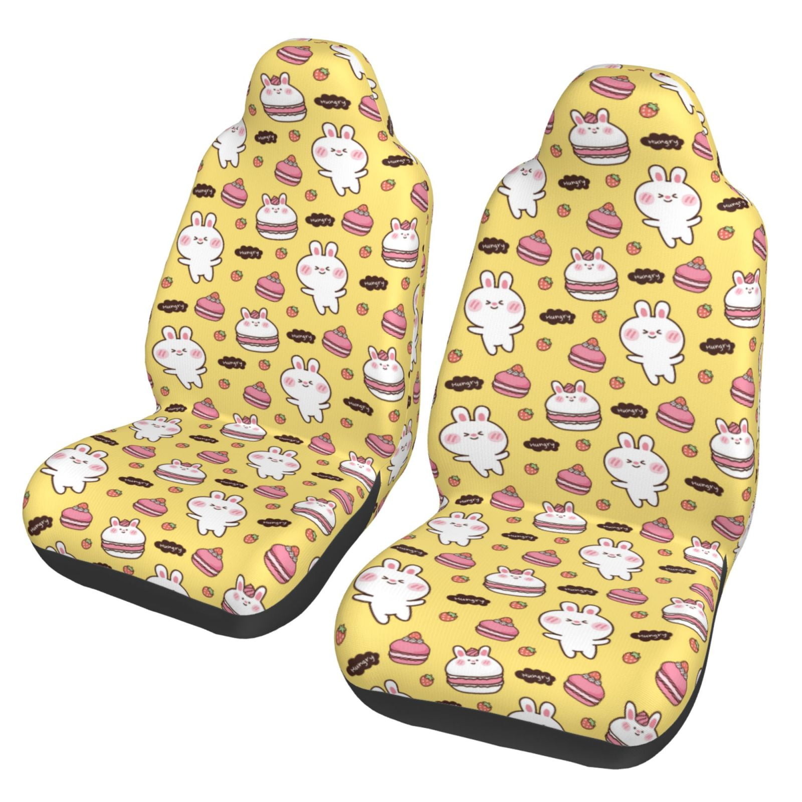 Fotbe Rabbit Hunger Pattern Automotive Seat Covers for Cars Trucks and ...