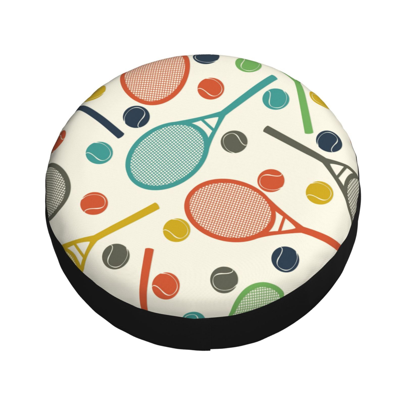 Fotbe Racket and Tennis Ball Spare Tire Cover Thickening Universal Fit ...