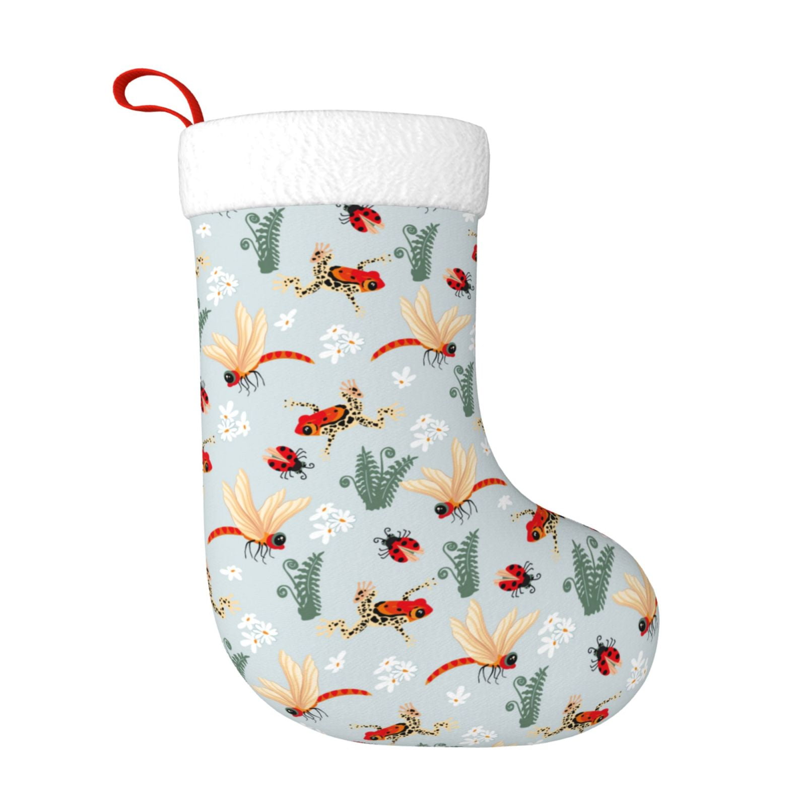 Fotbe Ragonfly And Ladybug For Christmas Stockings Needlepoint