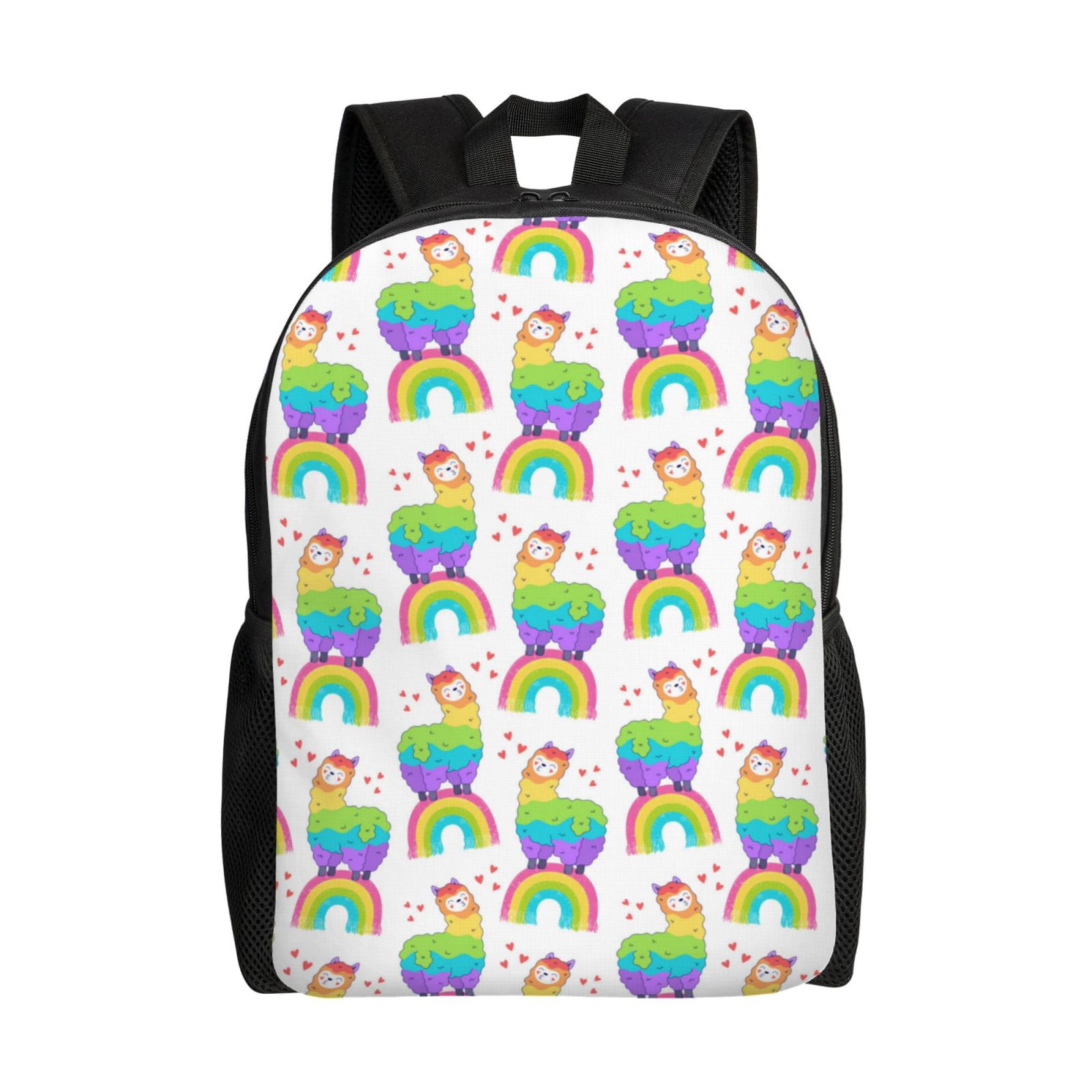 Fotbe Rainbow Llama Travel Laptop Backpack, Business Slim Sturdy ...