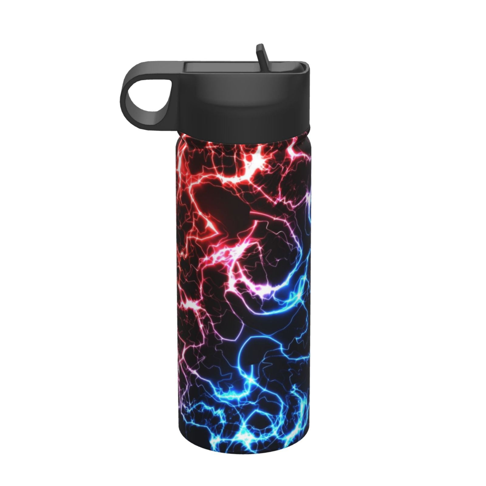 Fotbe Red And Blue Lightning Pattern 18oz Sports Insulated Kettle ...